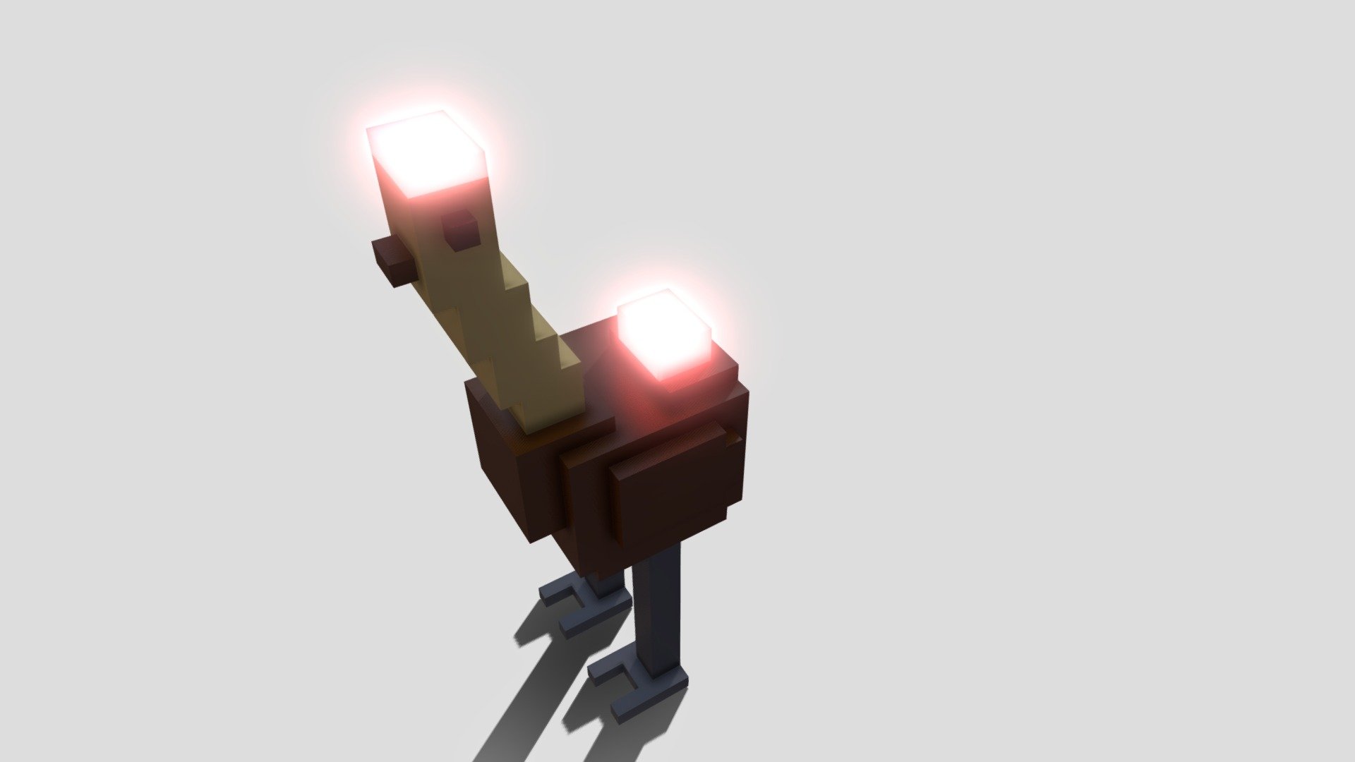 Ostrich - 3D model by VR (@yarkvantoriumvr) [faadf25] - Sketchfab