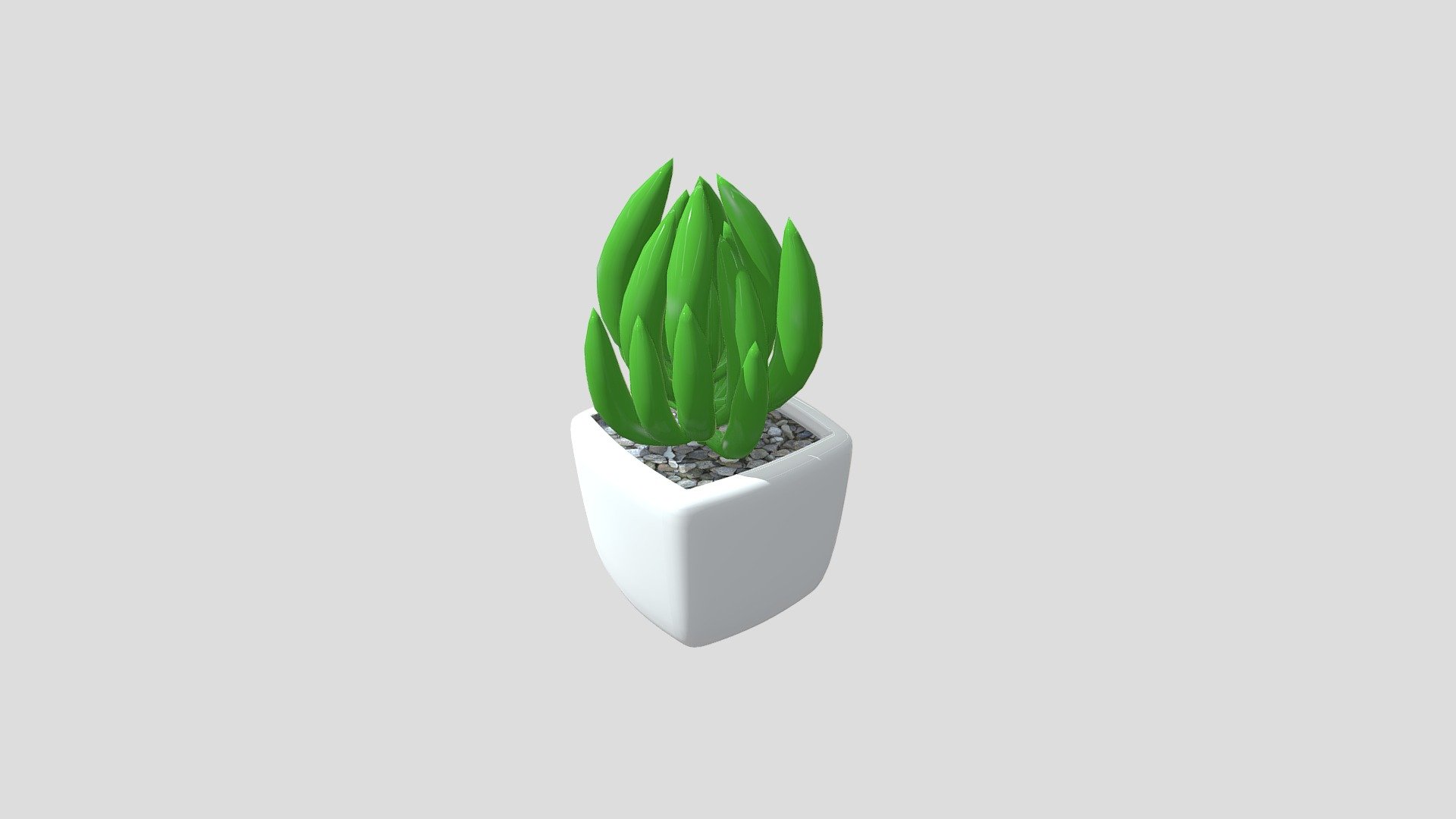 Plastic Plant - Download Free 3D model by AleksandarSt [faae7ce ...