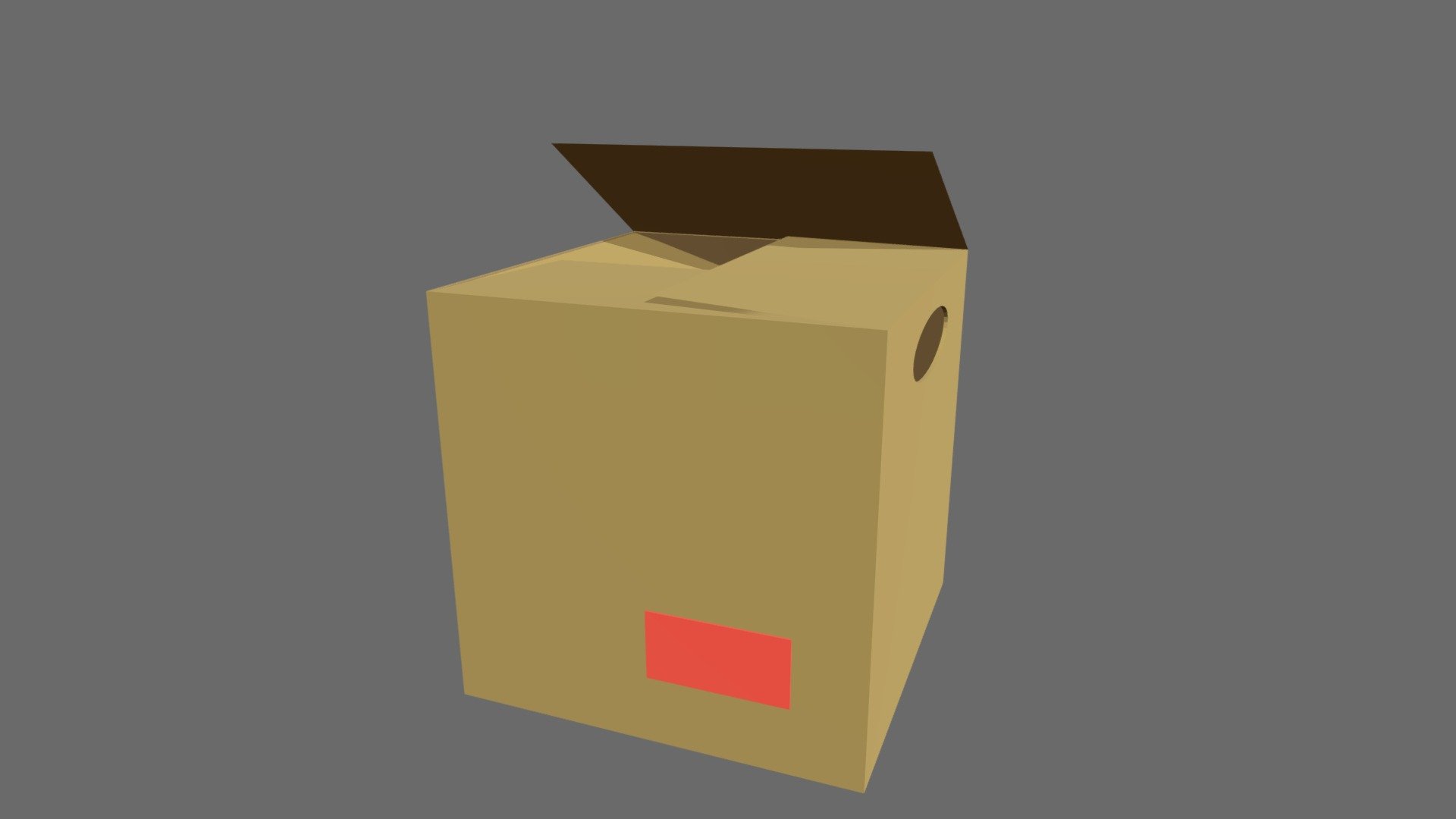 [Low Poly] Cardboard Box - Download Free 3D model by not sampss ...
