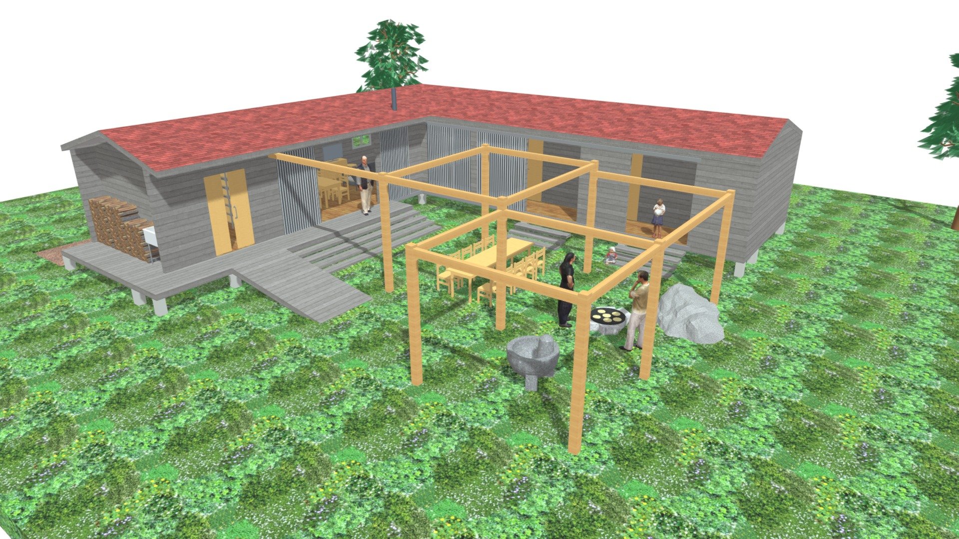 VIVIENDA RURAL - 3D model by carrascovidalignacio [fab0bb8] - Sketchfab