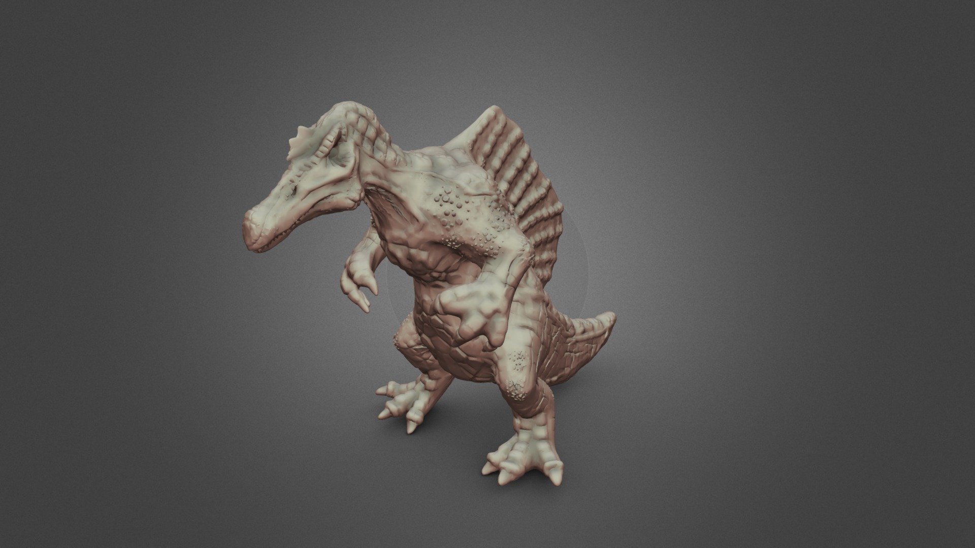 Spinosaurus STL 3d Print - Buy Royalty Free 3D model by Angel V Mendez ...