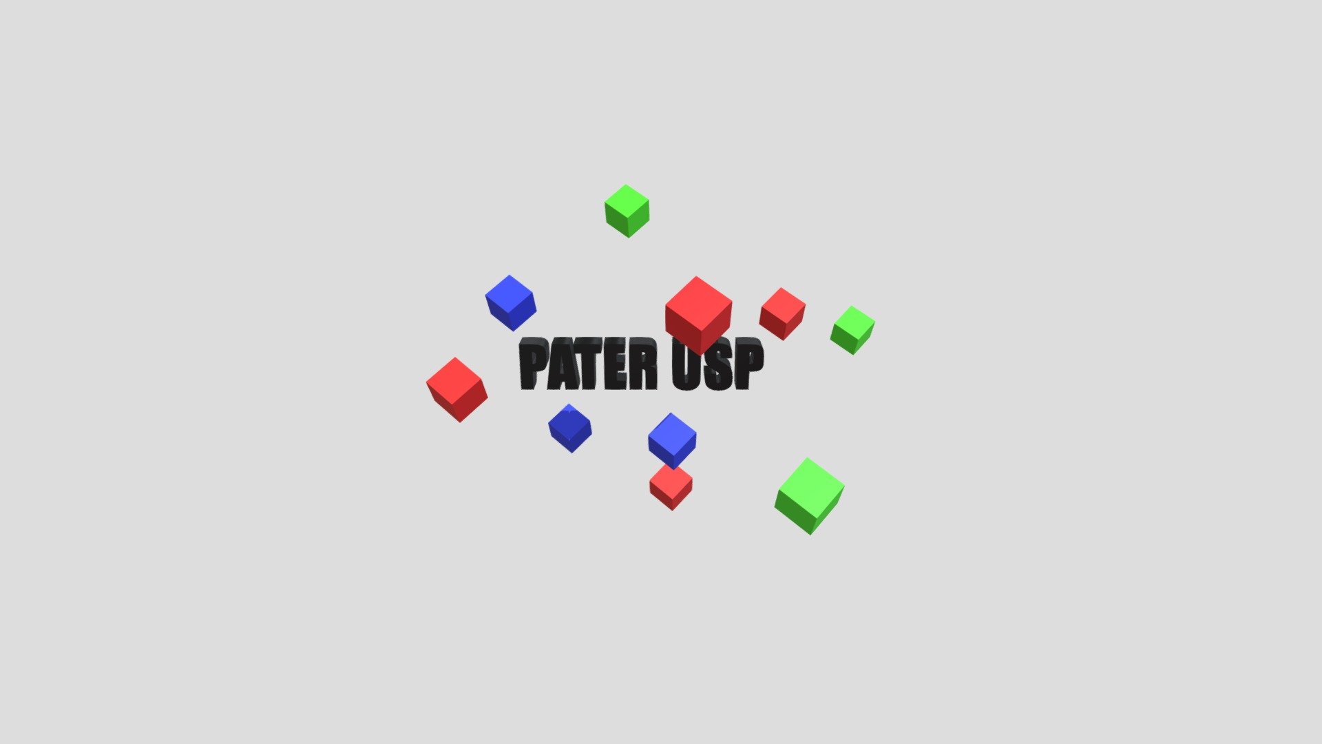 Pater Logo 3D - 3D model by edudati [fab3565] - Sketchfab