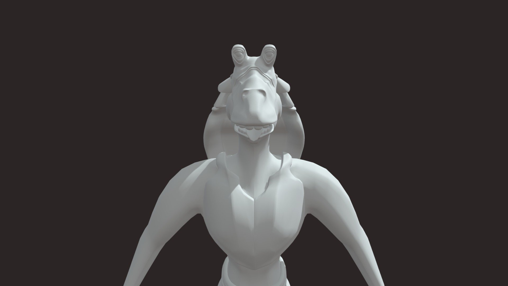 Jar Jar Binks - 3D model by ThePsychoSb [fab50fb] - Sketchfab