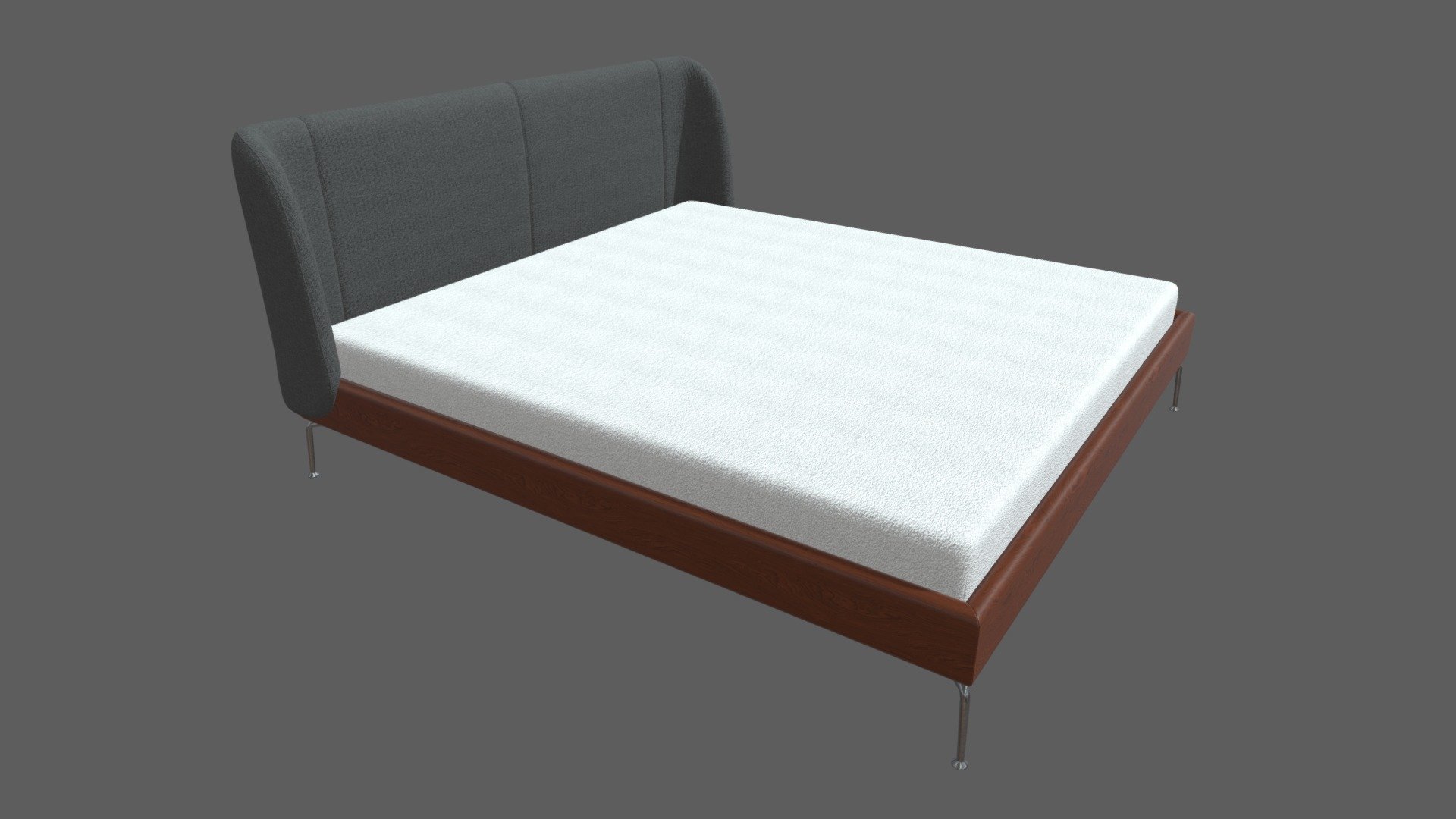 Realistic Bed - Download Free 3D model by Dimension Dazzle (@Dimension ...