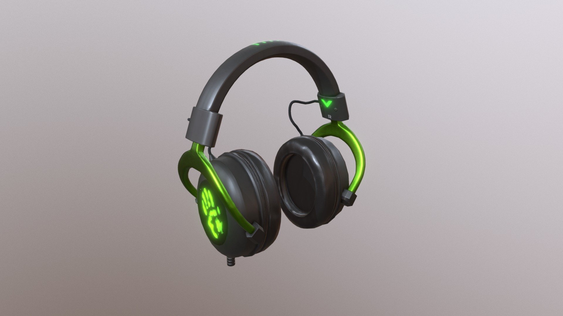 3D Model Headset - 3D model by Adrian Jones (@AdrianJones) [fab6834 ...