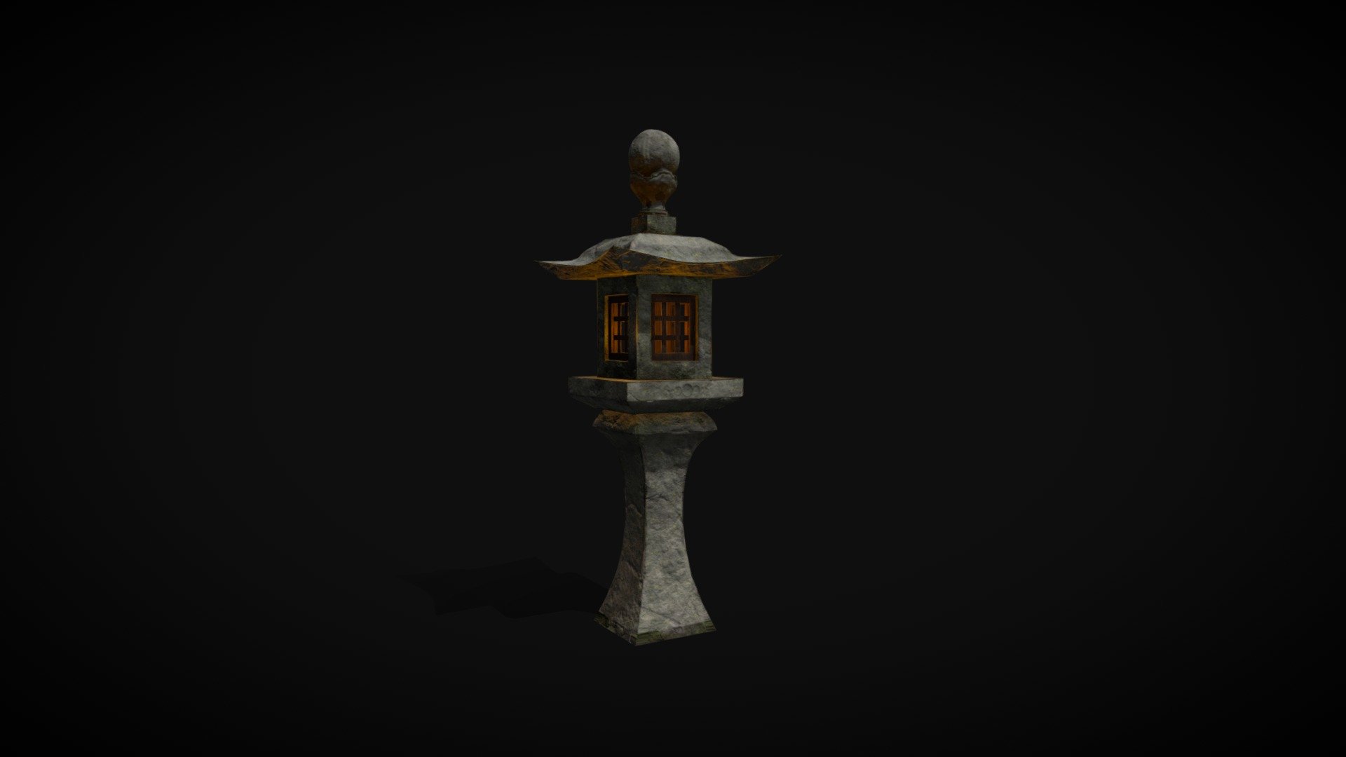 Japanese Lantern - 3D model by Nik_kale [fab6e1f] - Sketchfab