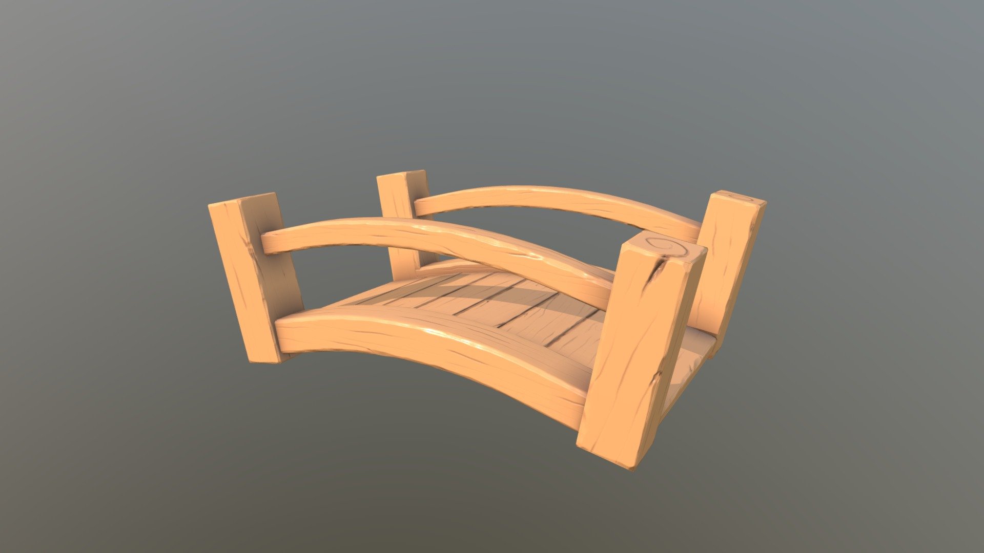 Bridge Low Poly - 3D model by kovatelj [fab7220] - Sketchfab