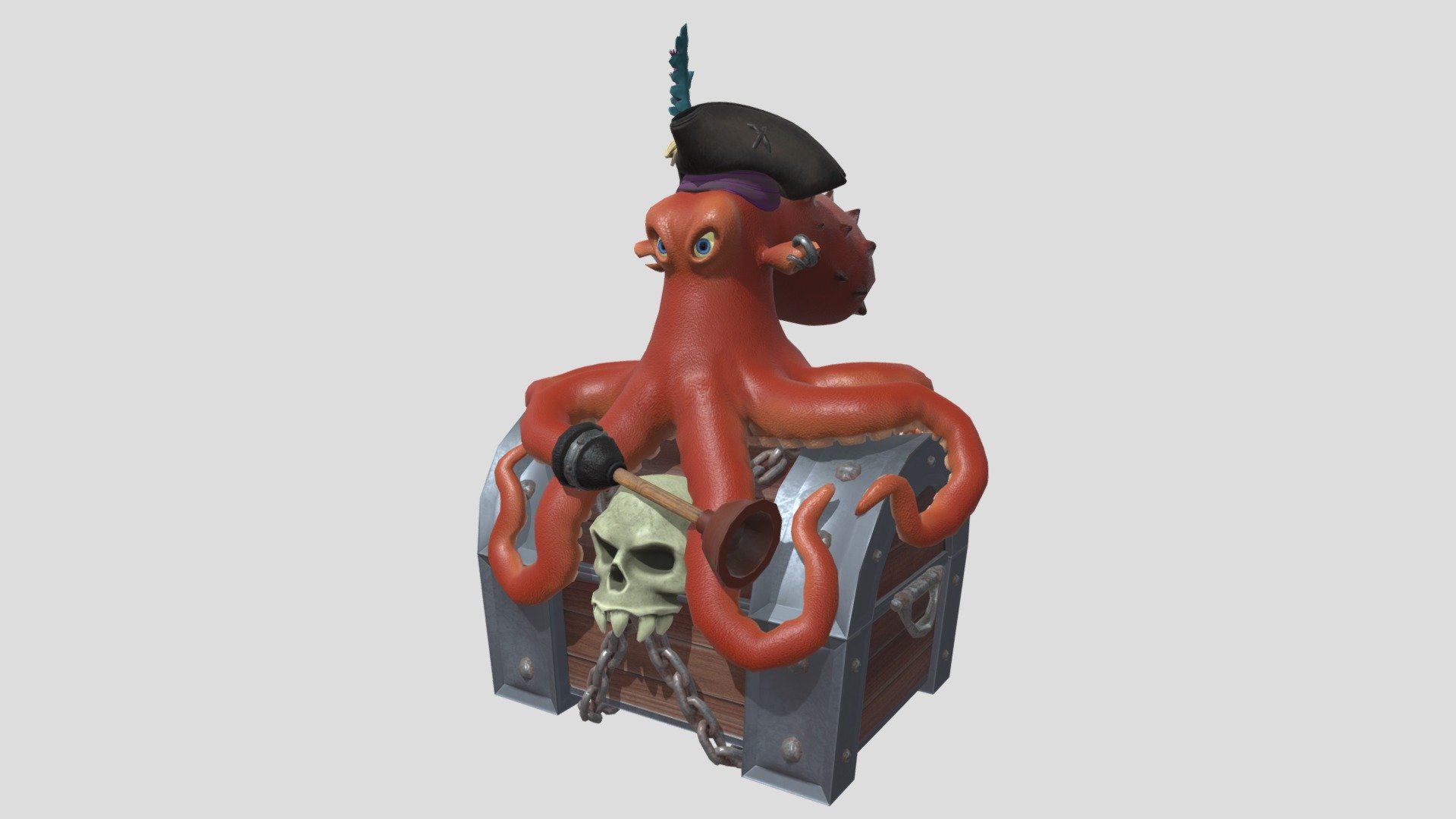 Capitan Plunger Sceen - 3D model by lambert.eater [fab866e] - Sketchfab