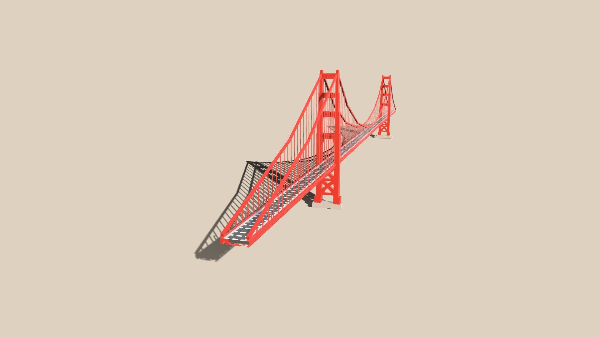 Golden Gate Bridge Remake - 3D model by mcskinssketchfab ...