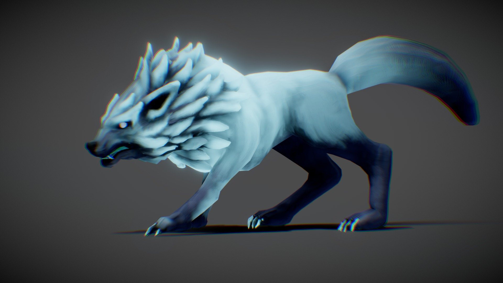 Ghost wolf - 3D model by IlliaKukharchyk [fabb930] - Sketchfab