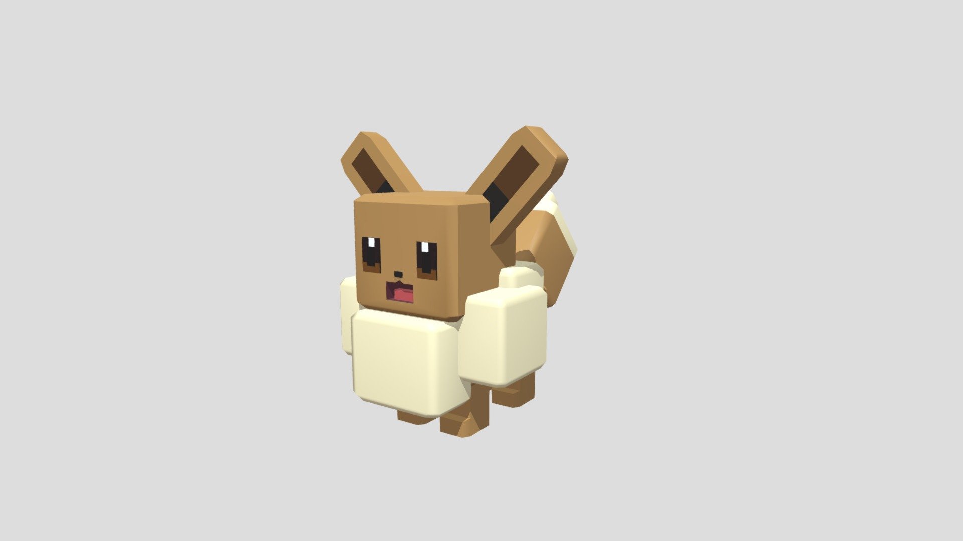 Eevee - Download Free 3D model by Bluey & Denpamen (@therebanism ...
