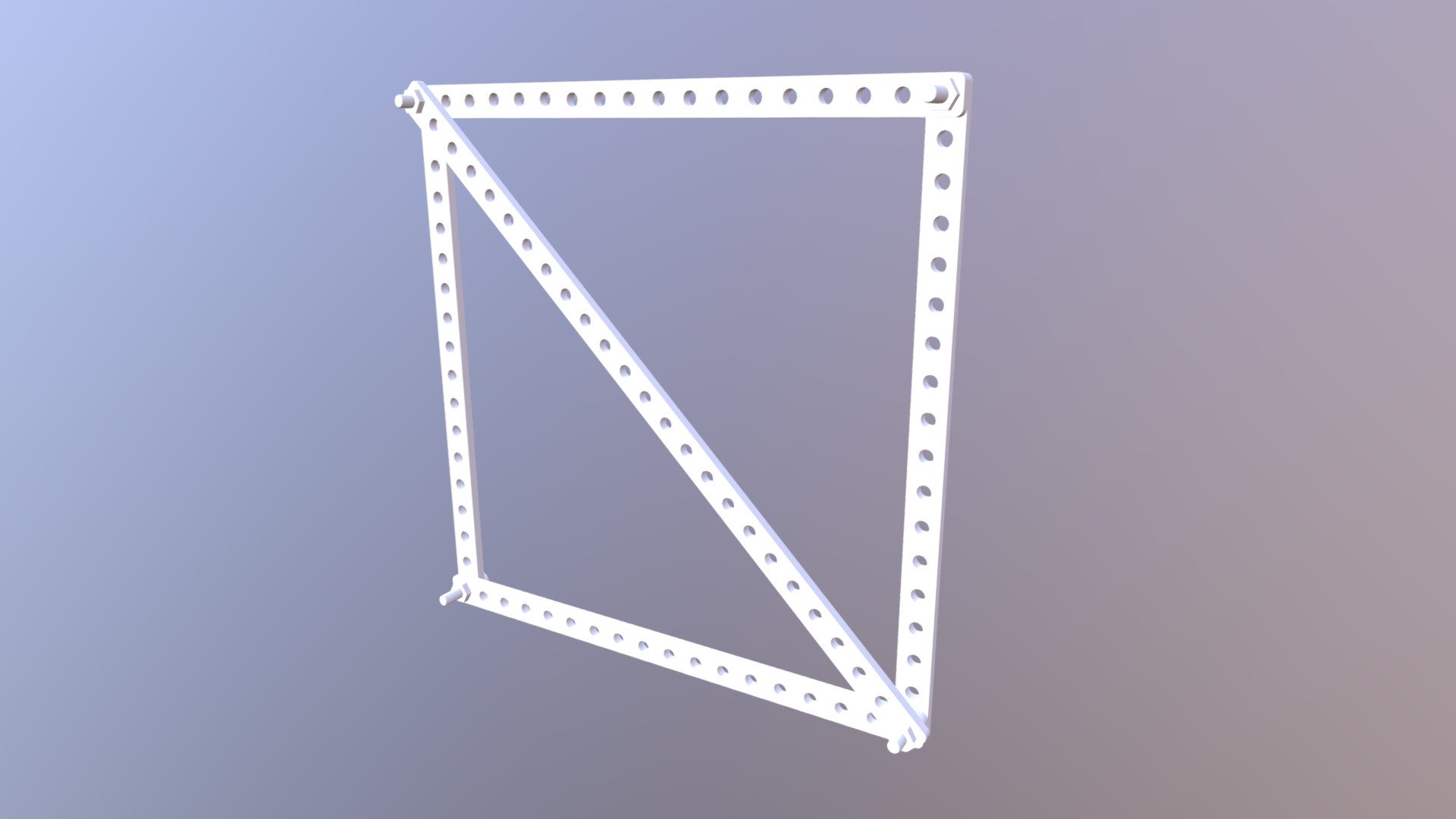 Estructura de barras Articulada-Rigida - 3D model by Tecnogelo ...