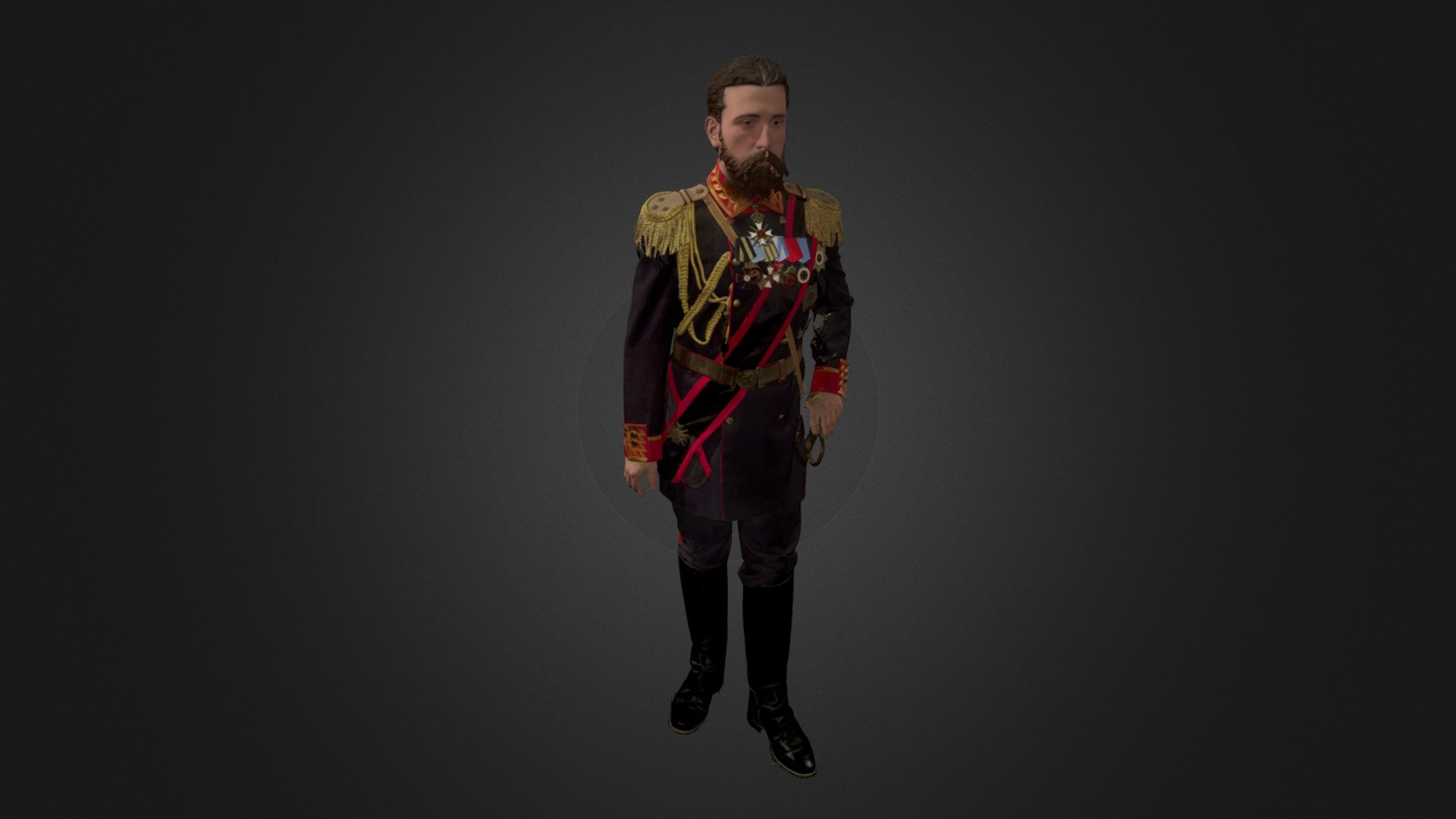 Alexander Batenberg Wax Figure (Raw scan) - 3D model by Tornado_Studios ...