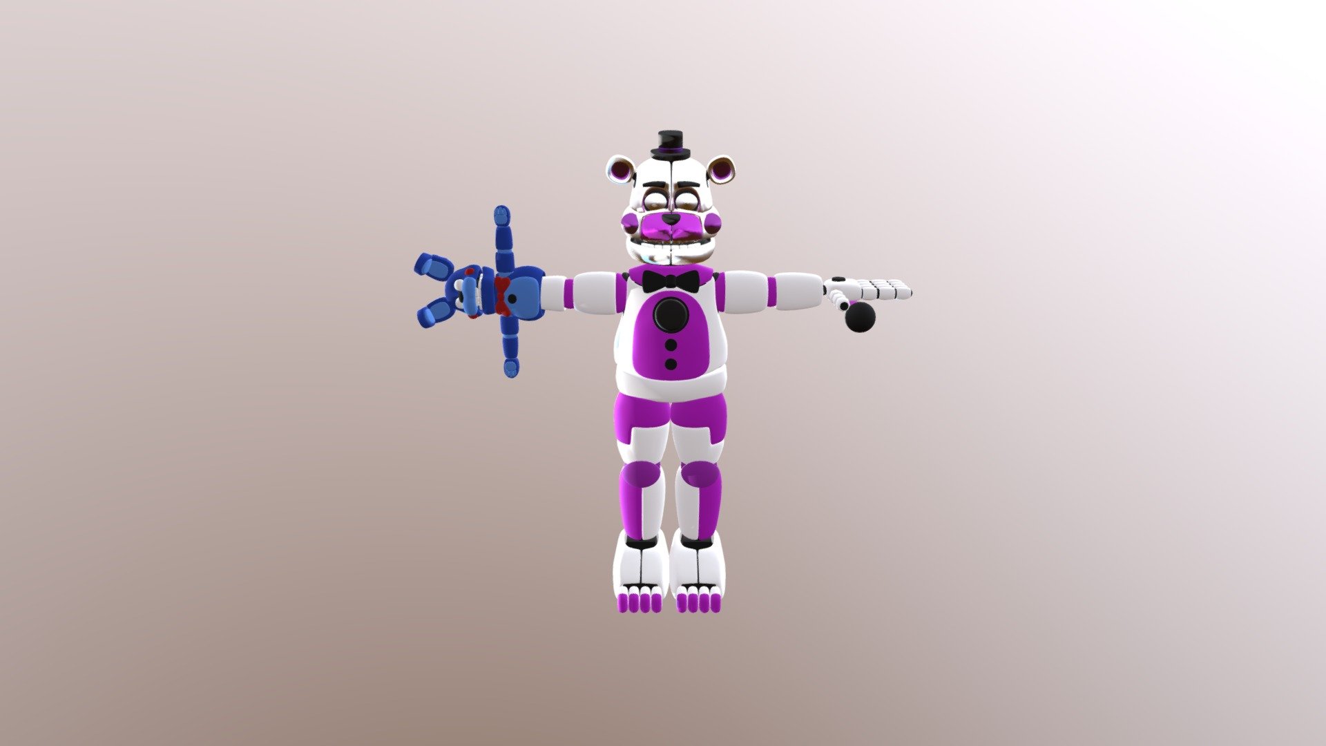 Funtime Freddy - Download Free 3D model by WolfyPlayz [fabfe5e] - Sketchfab
