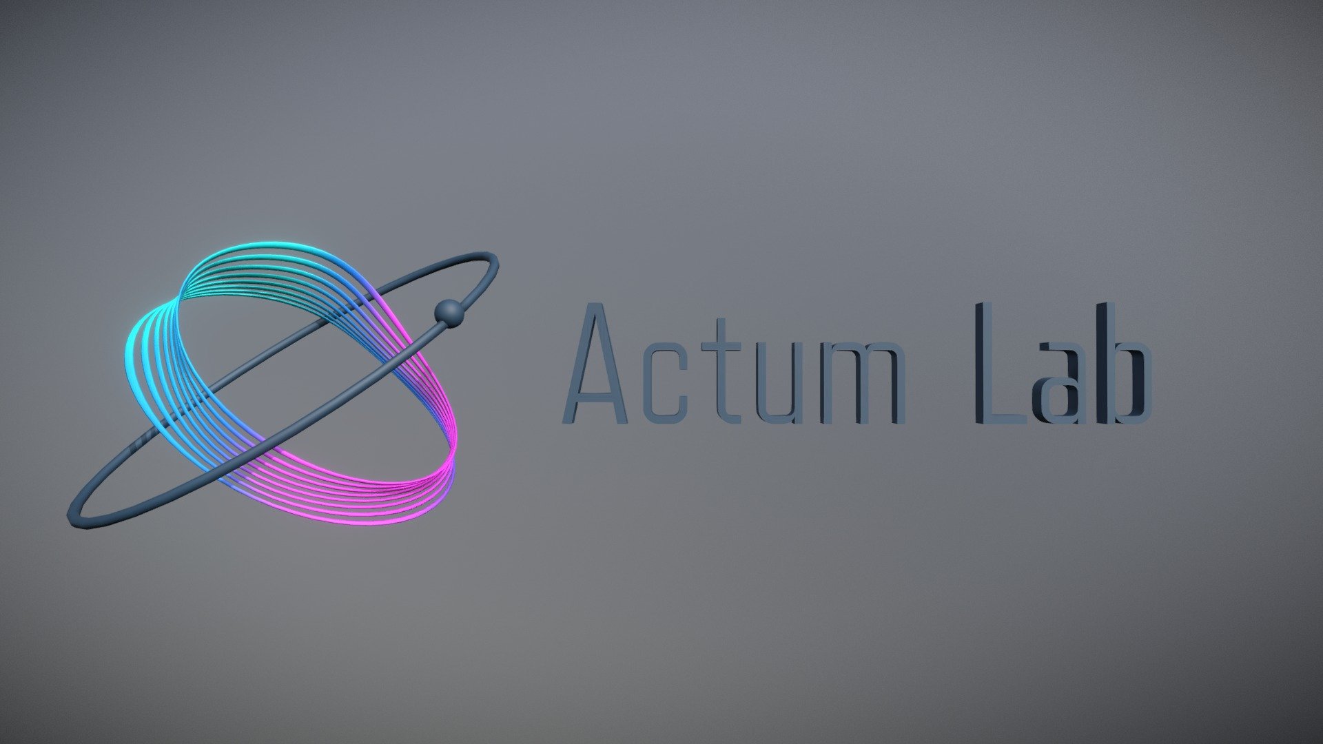Actum Lab Logo - 3D model by Wojakson [fac1f46] - Sketchfab