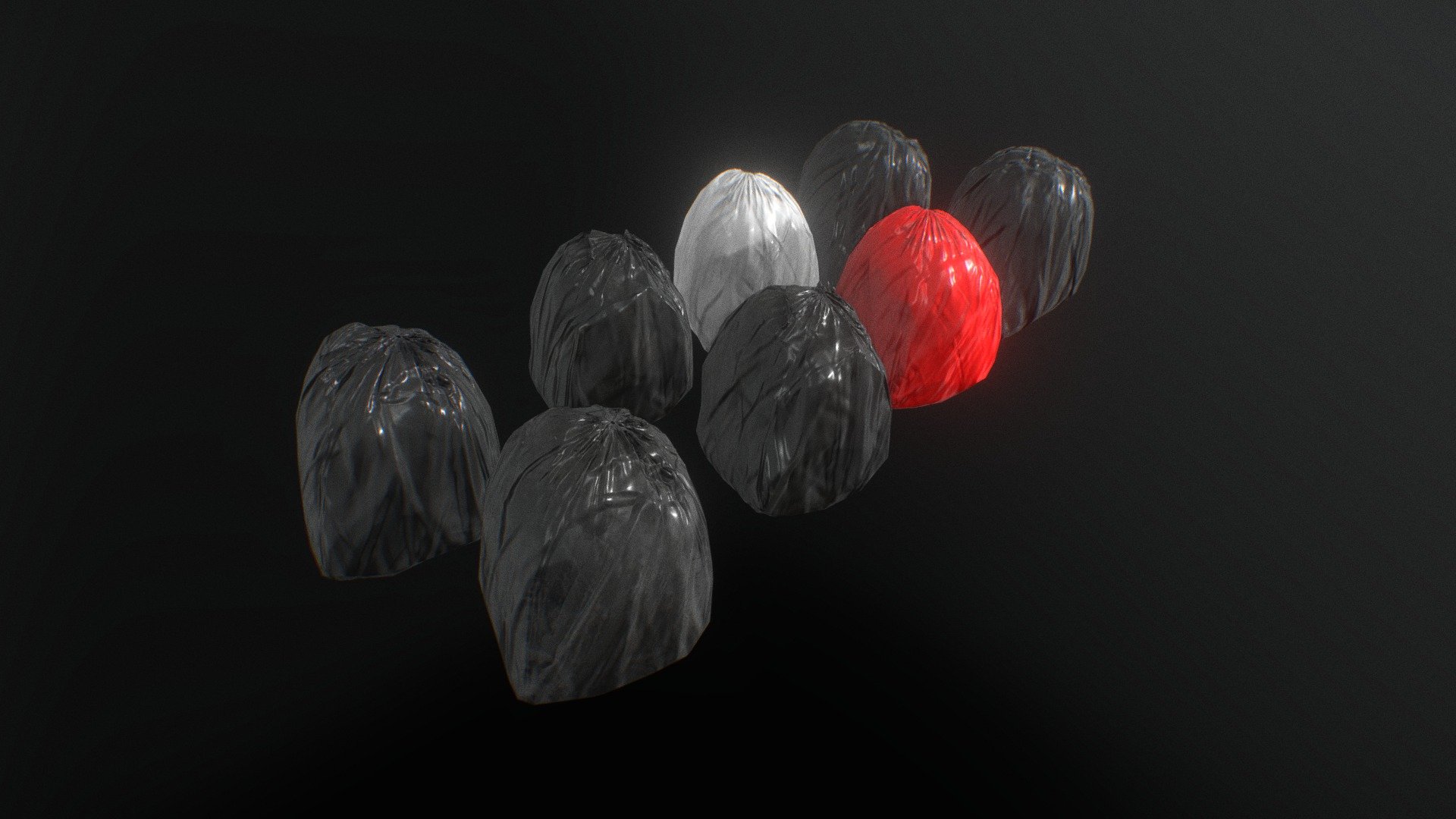 Garbage Bags (8 in 1) - Download Free 3D model by xylvnking [fac229e ...