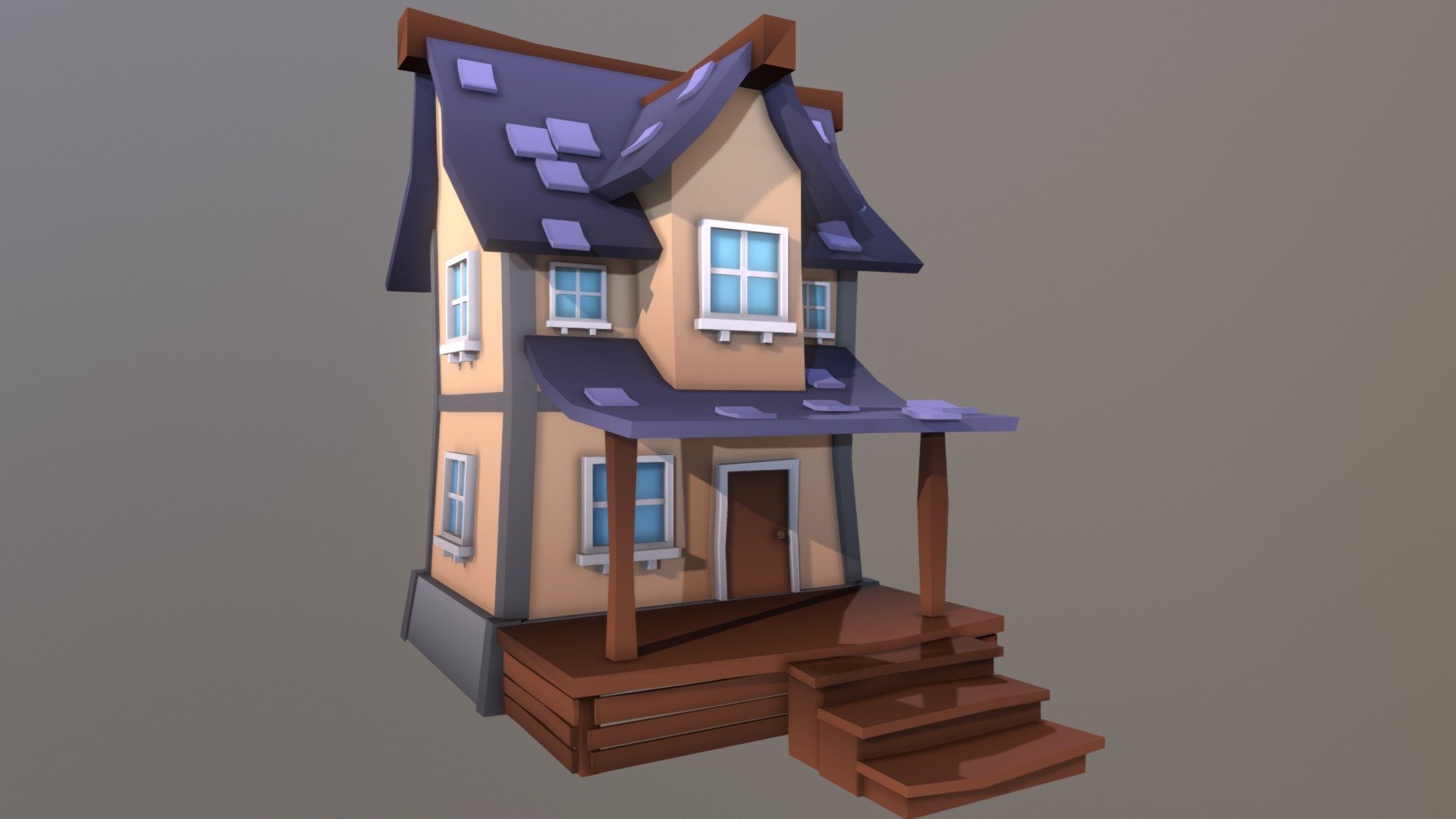 House - 3D model by Jonas de Lima (@JonasDelima) [fac5580] - Sketchfab
