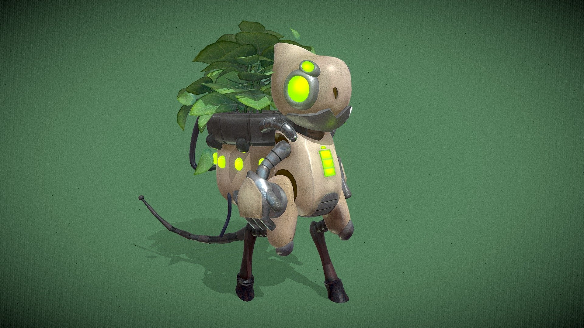 Plant Battery Bot - 3D model by Dasha Klyusova (@AnoFail) [fac69bf ...