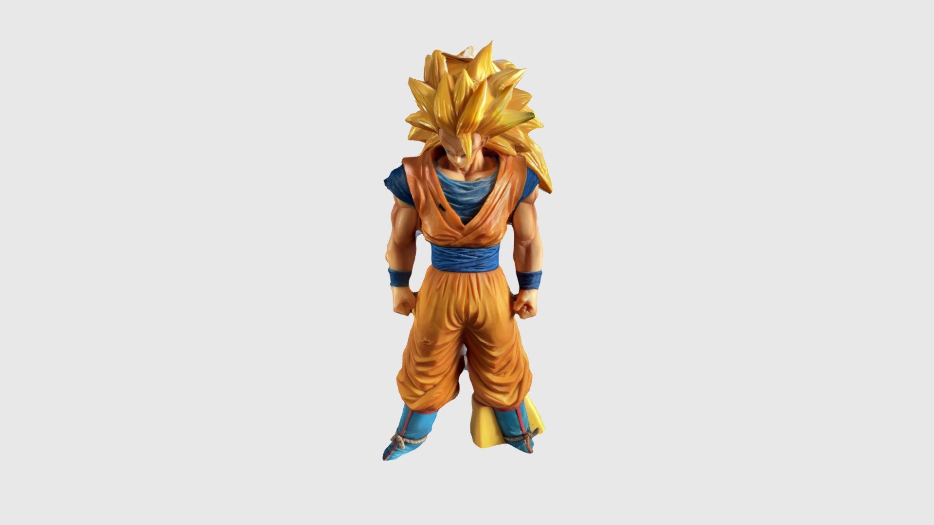 Goku ssj3 - Download Free 3D model by Boujo [fac7a1d] - Sketchfab