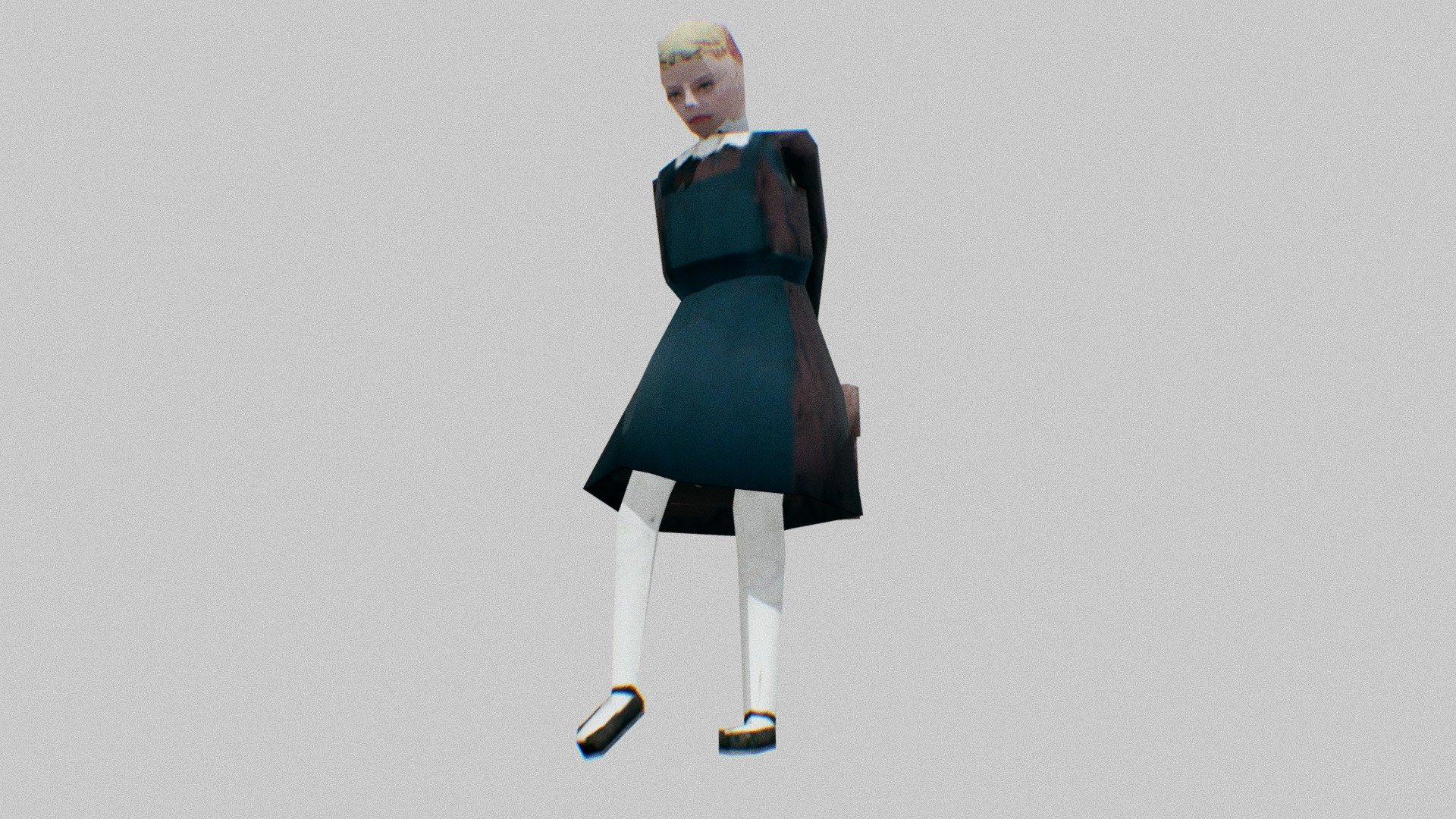 PSX PS1 | Soviet schoolgirl - Download Free 3D model by pinkycolada ...