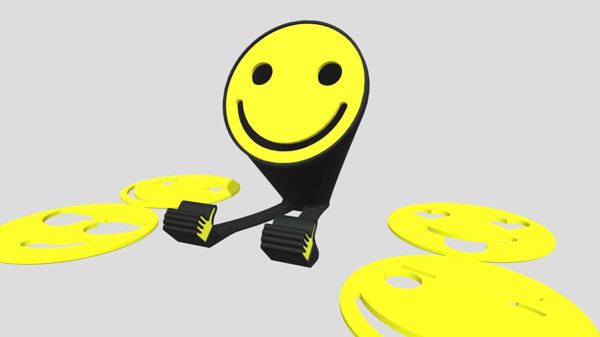Emoji_ Smile_PS_NEW_LARGE V39 - 3D model by u3dprintit [facc7a5 ...