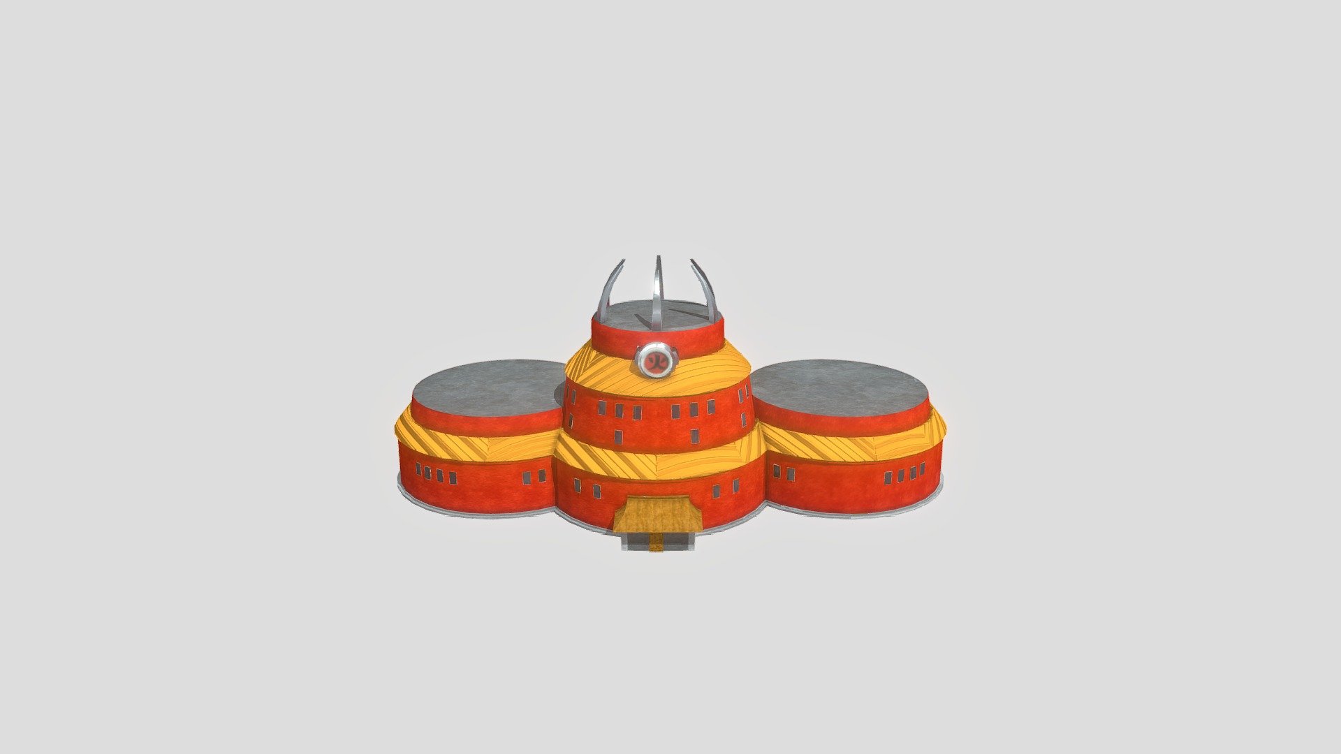Naruto Hokage building - Download Free 3D model by brannchy ...
