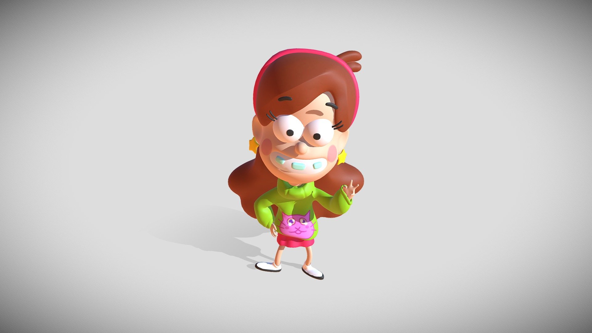 Mabel Pines - 3D model by ElsieYip [face1c8] - Sketchfab