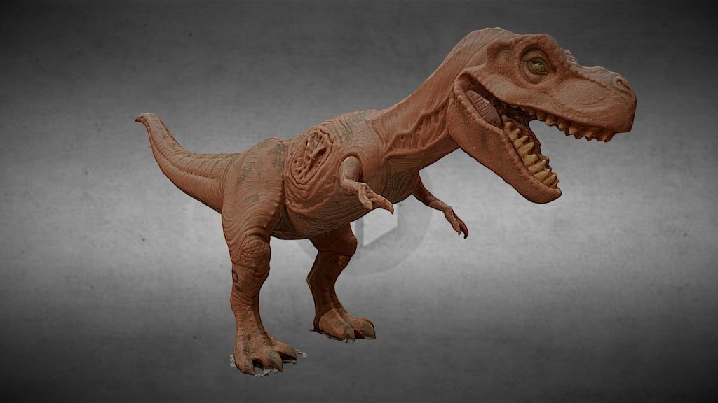 Toy T-Rex - 3D model by Rbancone [facf401] - Sketchfab