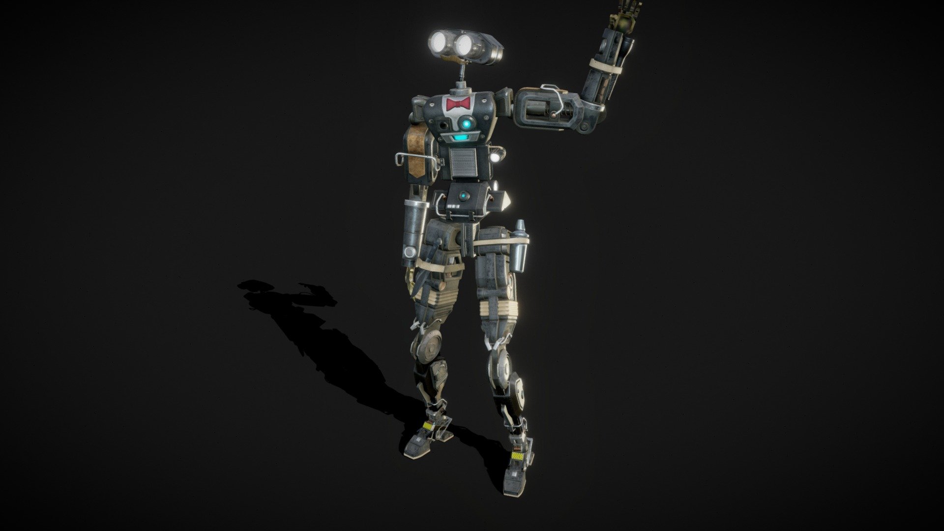 Mr. Robot (PBR & Rigged) - Buy Royalty Free 3D model by aut2 [fad0328 ...