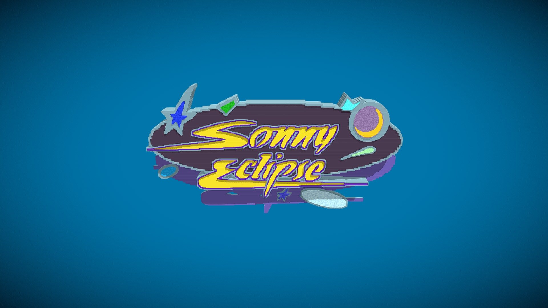 Disney World Magic Kingdom Sonny Eclipse Sign - 3D model by Electro3d ...