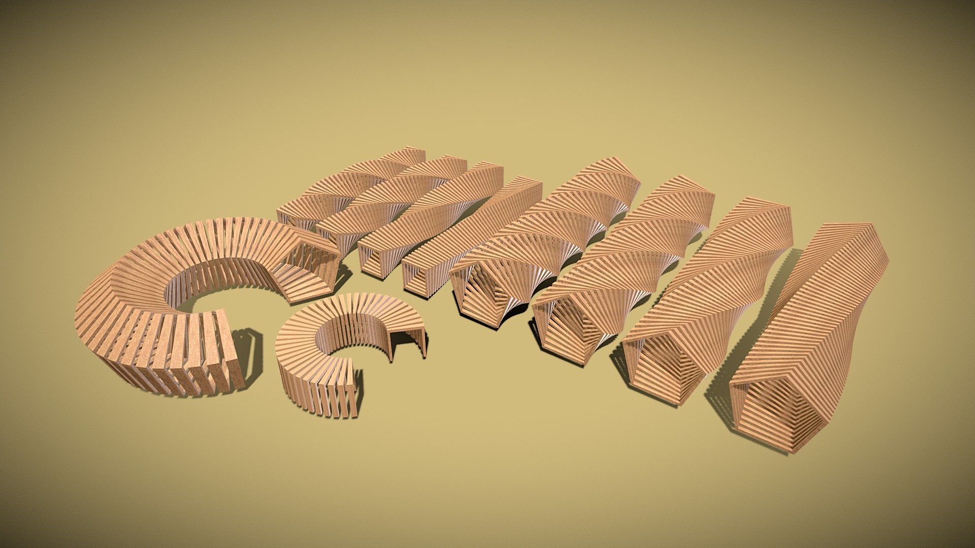 Parametric Forms - Buy Royalty Free 3D model by SAXN [fad0be1 ...