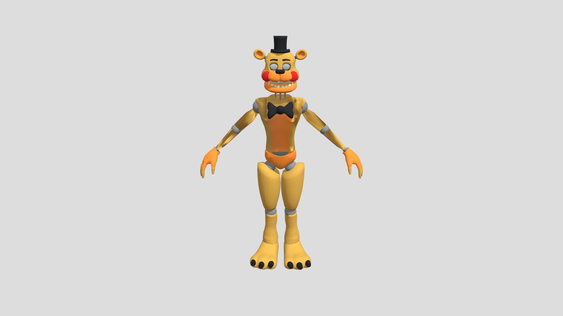 Stylized Toy Freddy FBX version - Download Free 3D model by ...