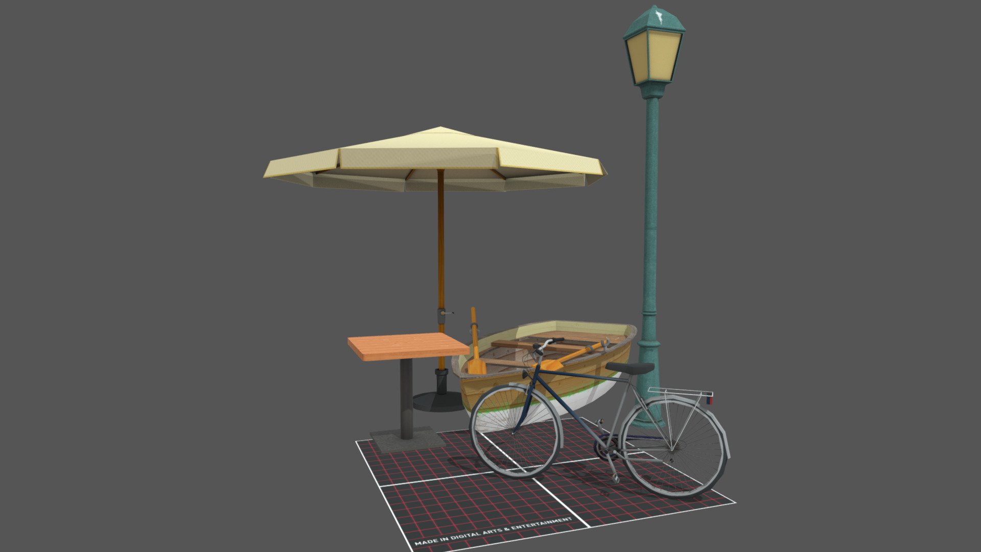 3D Low Poly Props Scene - 3D model by Erik De Weert (@Erik_De_Weert ...