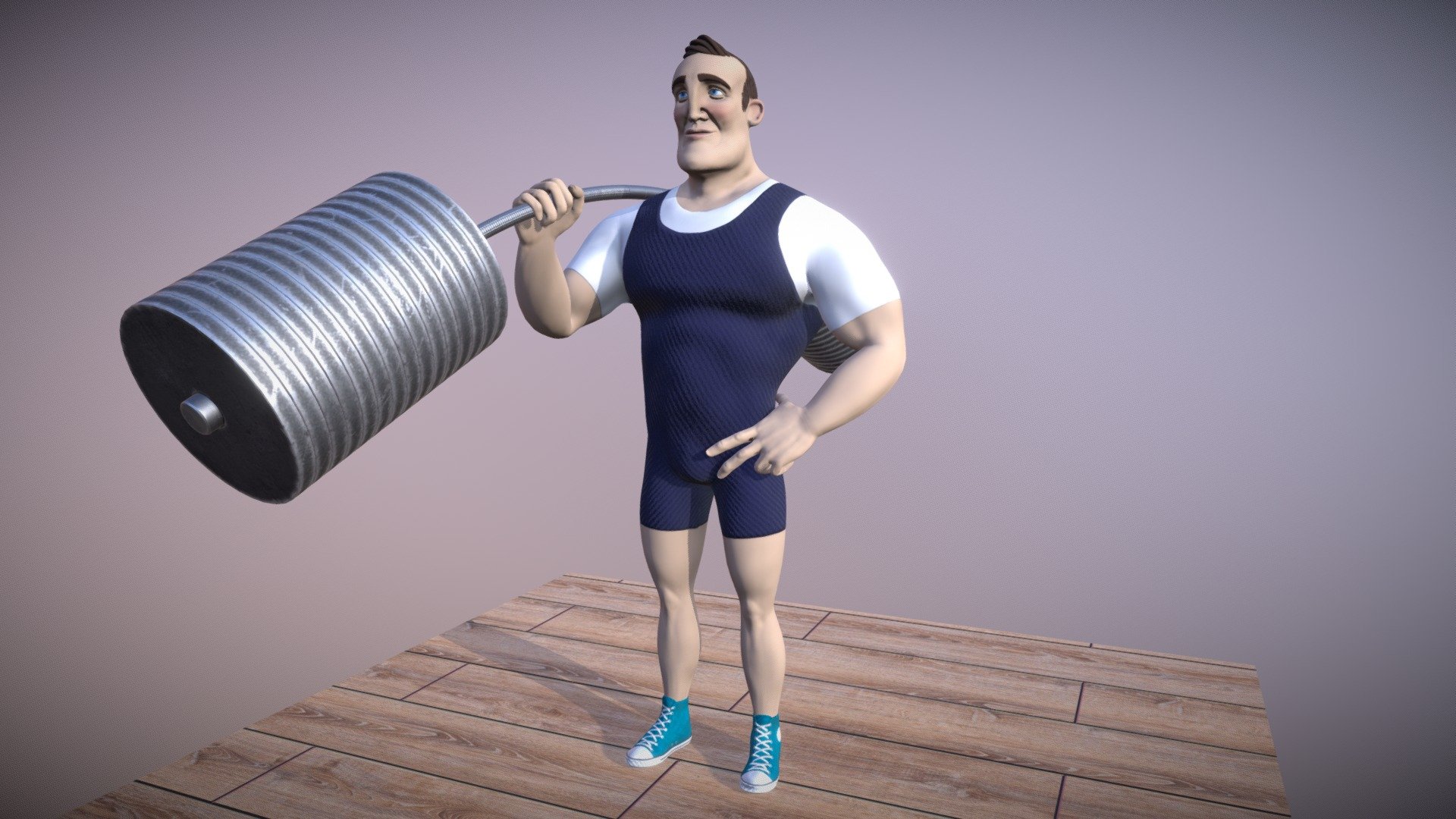 Powerlifter 2.0 - 3D model by brainacme [fad1b8c] - Sketchfab