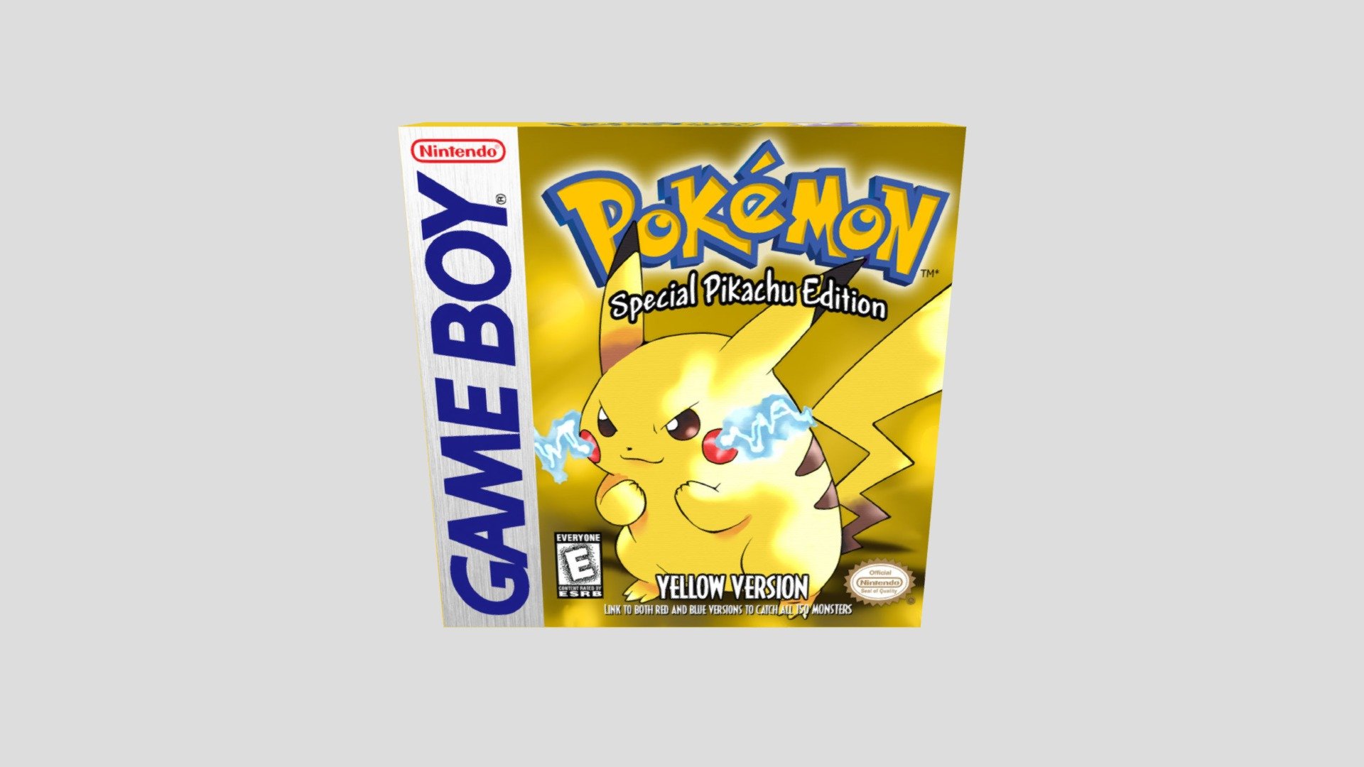 Pokemon Yellow Nintendo Gameboy Box - 3D model by eddie.ecklund ...