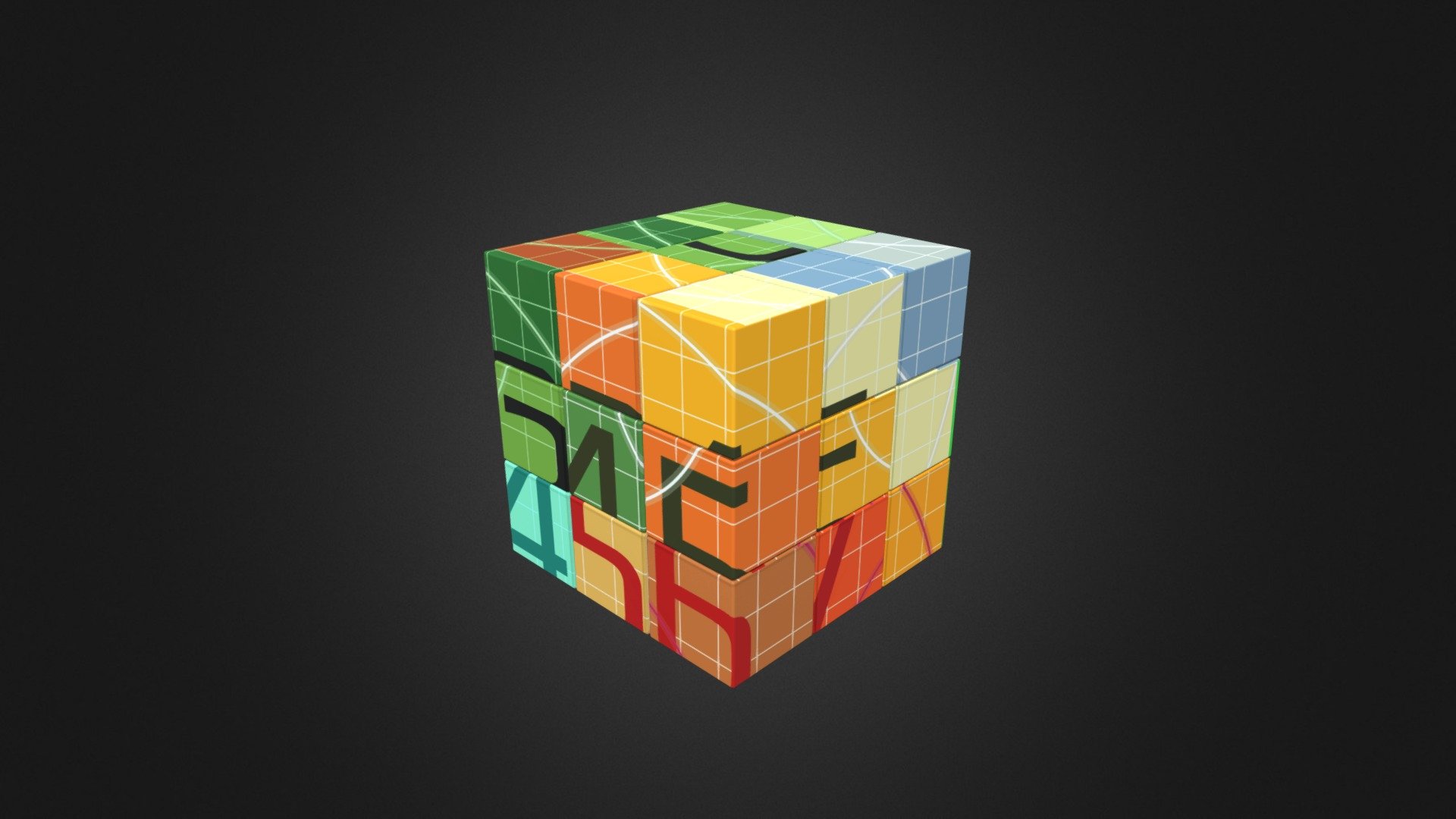 Rubix Cube - Download Free 3D model by macintij [fad2530] - Sketchfab