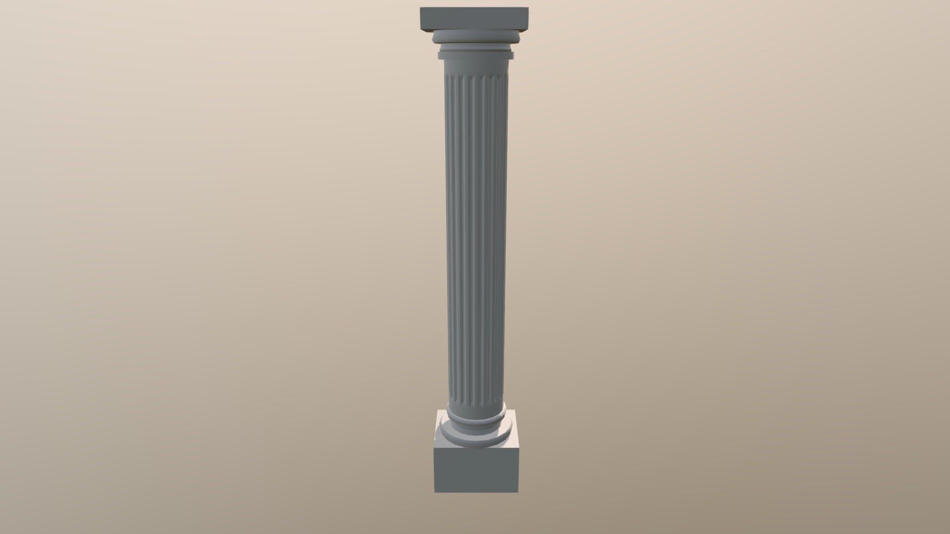Greek Column - 3D model by Courtney Chick (@courtchick) [fad26f8 ...