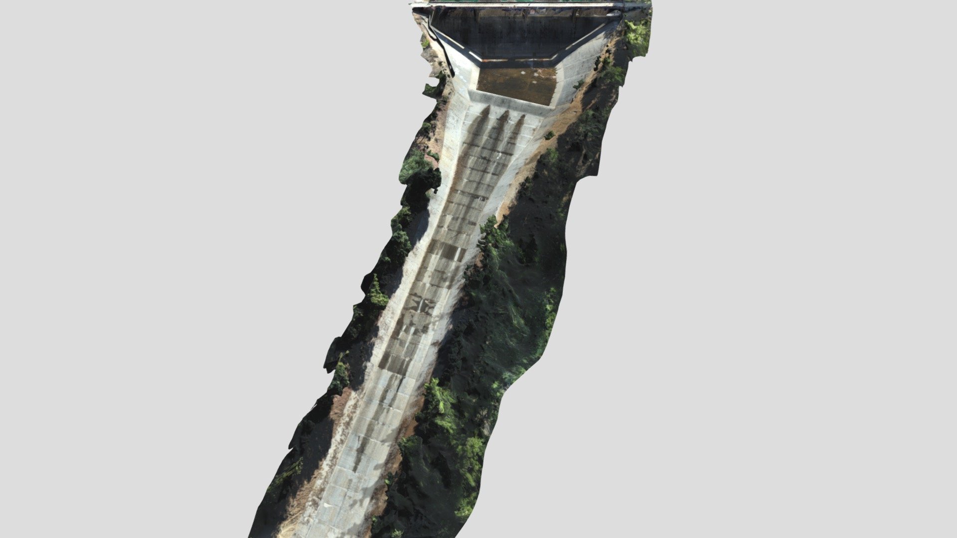 Scotts Flat Lake Spillway - Nevada City, CA - 3D model by w Jeffrey Cox ...