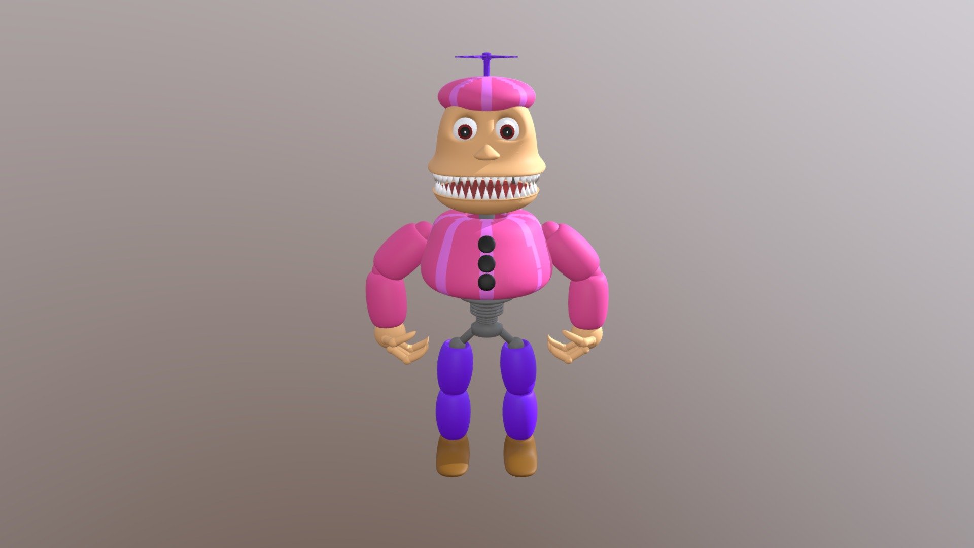 Monster Candy Girl - 3D model by AdaminationYT [fad43ff] - Sketchfab