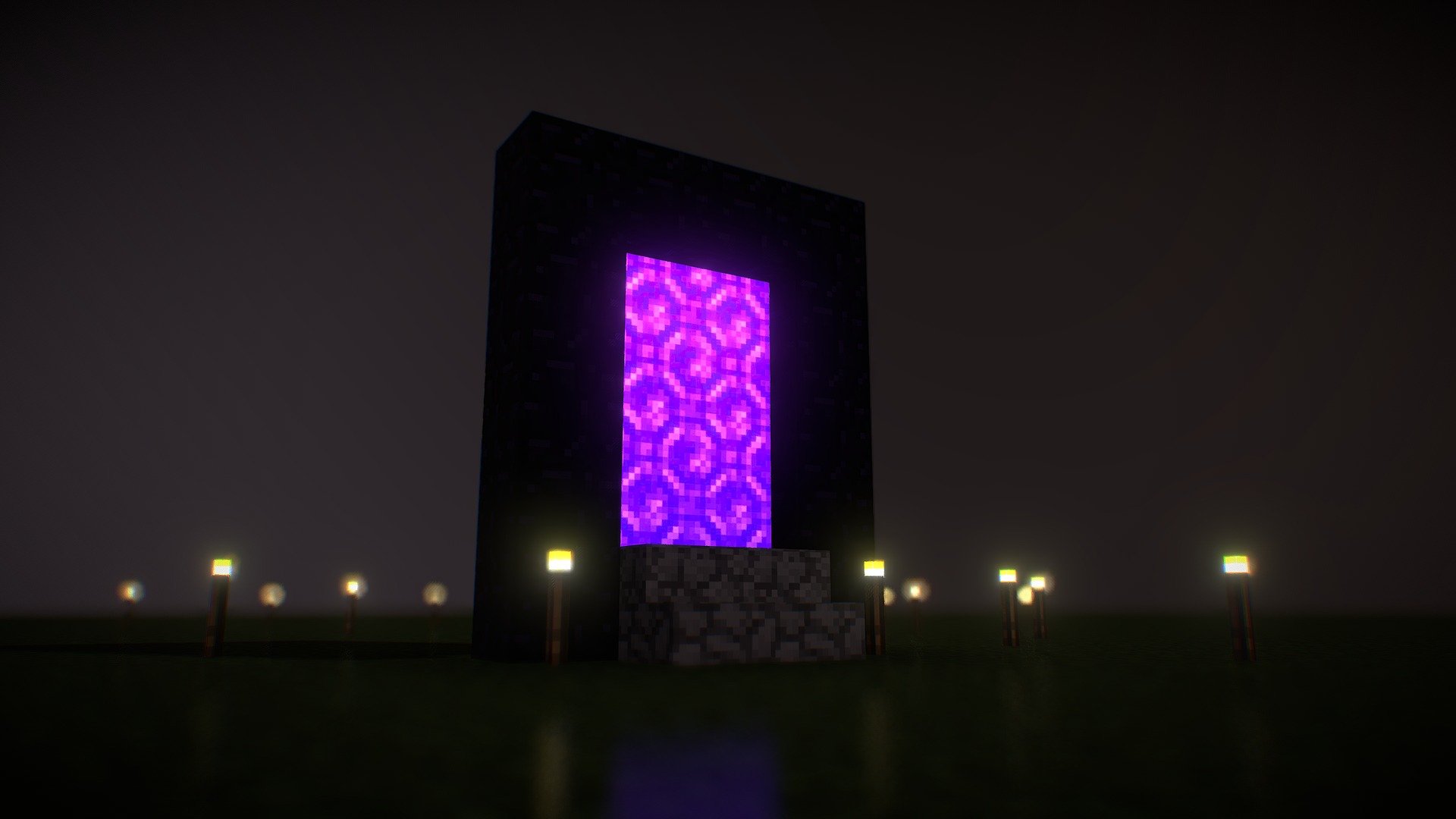 Nether portal Minecraft - Download Free 3D model by DOKIE (@DokieKat ...
