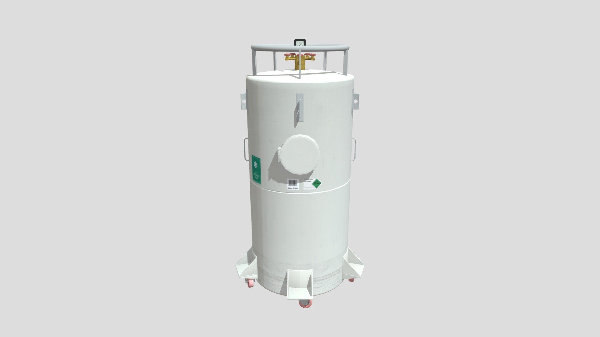 Cryogenic Tank - 3D model by dcmoreau [fad609d] - Sketchfab