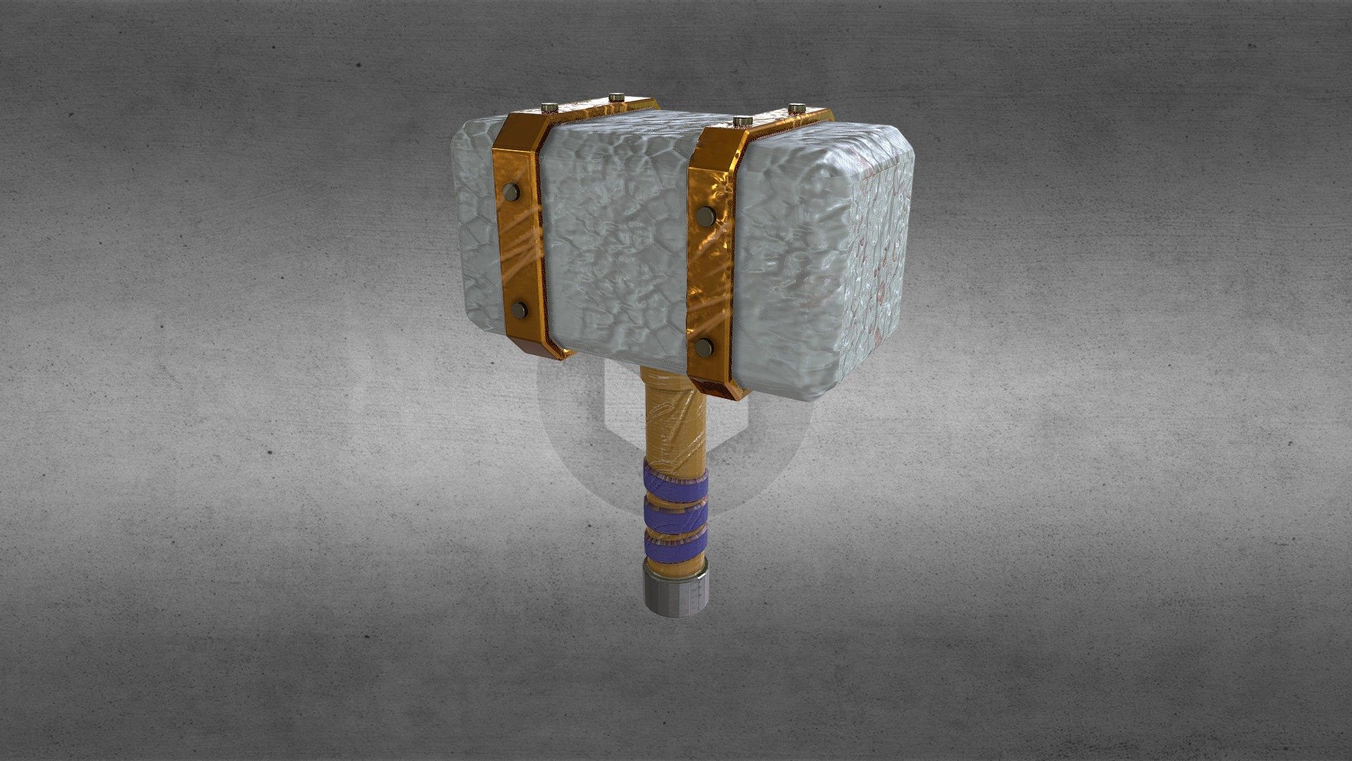 Stone Hammer - 3D model by PedroArruda [fada27b] - Sketchfab
