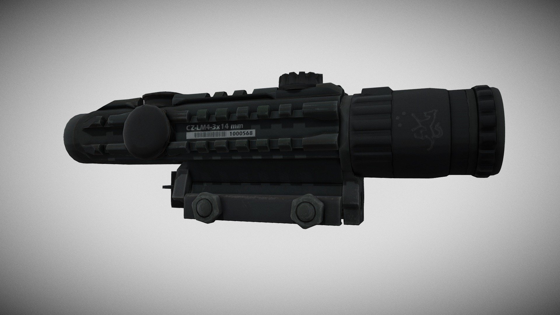 Rifle Scope - Download Free 3D model by trolosqlfod [fadbd94] - Sketchfab