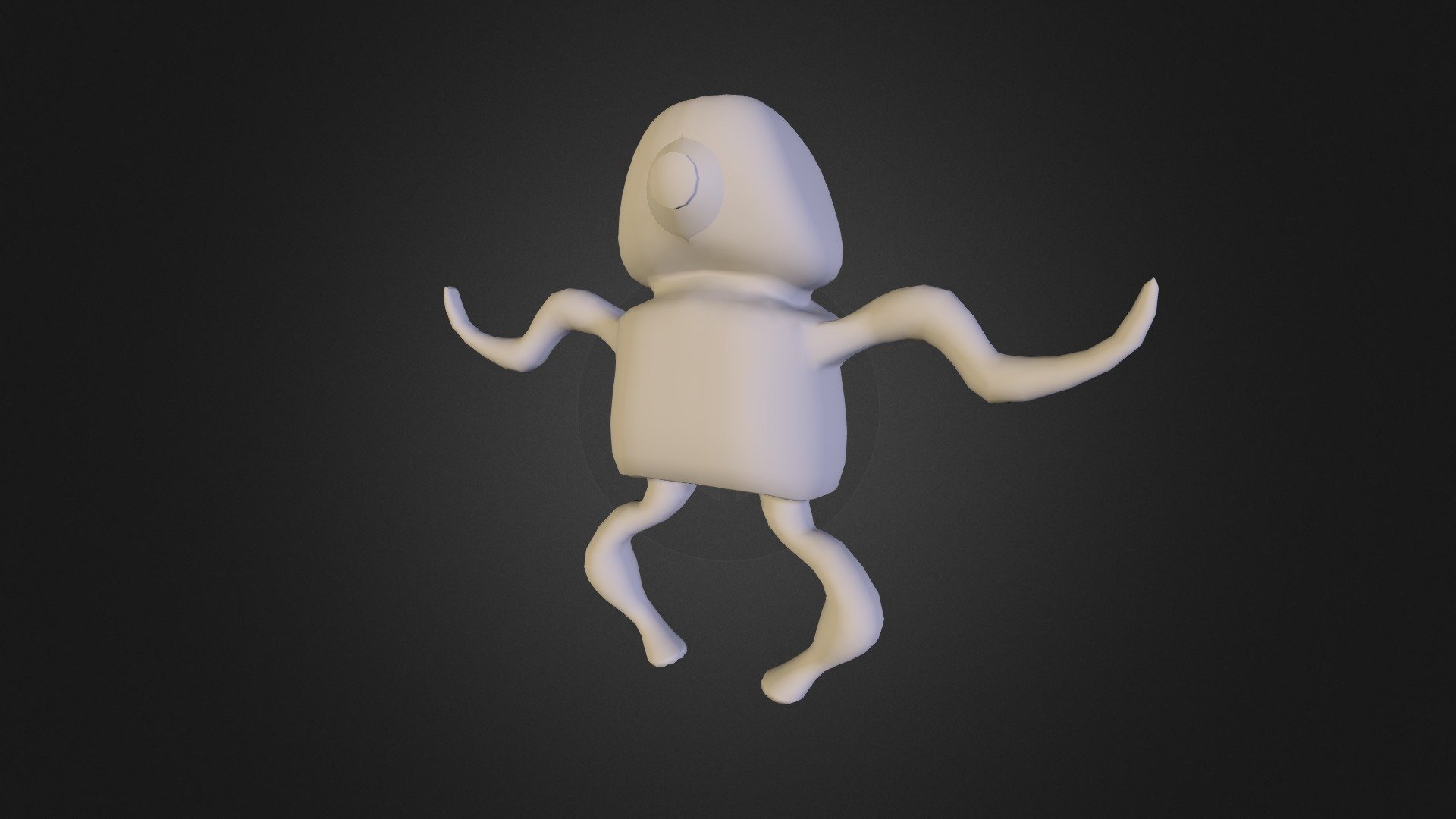 Cartoon Squid Guy - 3D model by crb [fadc84f] - Sketchfab