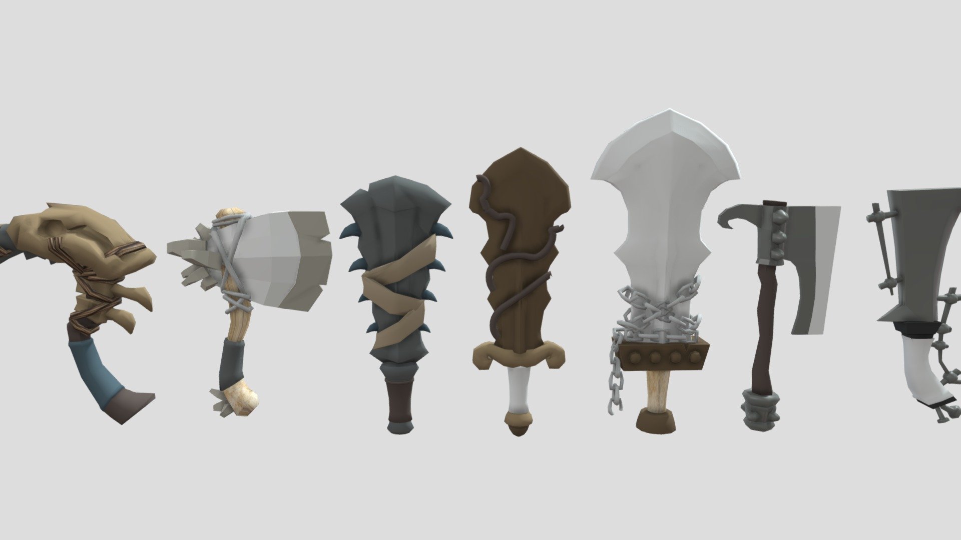 bone sword - 3D model by Ulrik_Selvik (@Nemi66) [fadc897] - Sketchfab