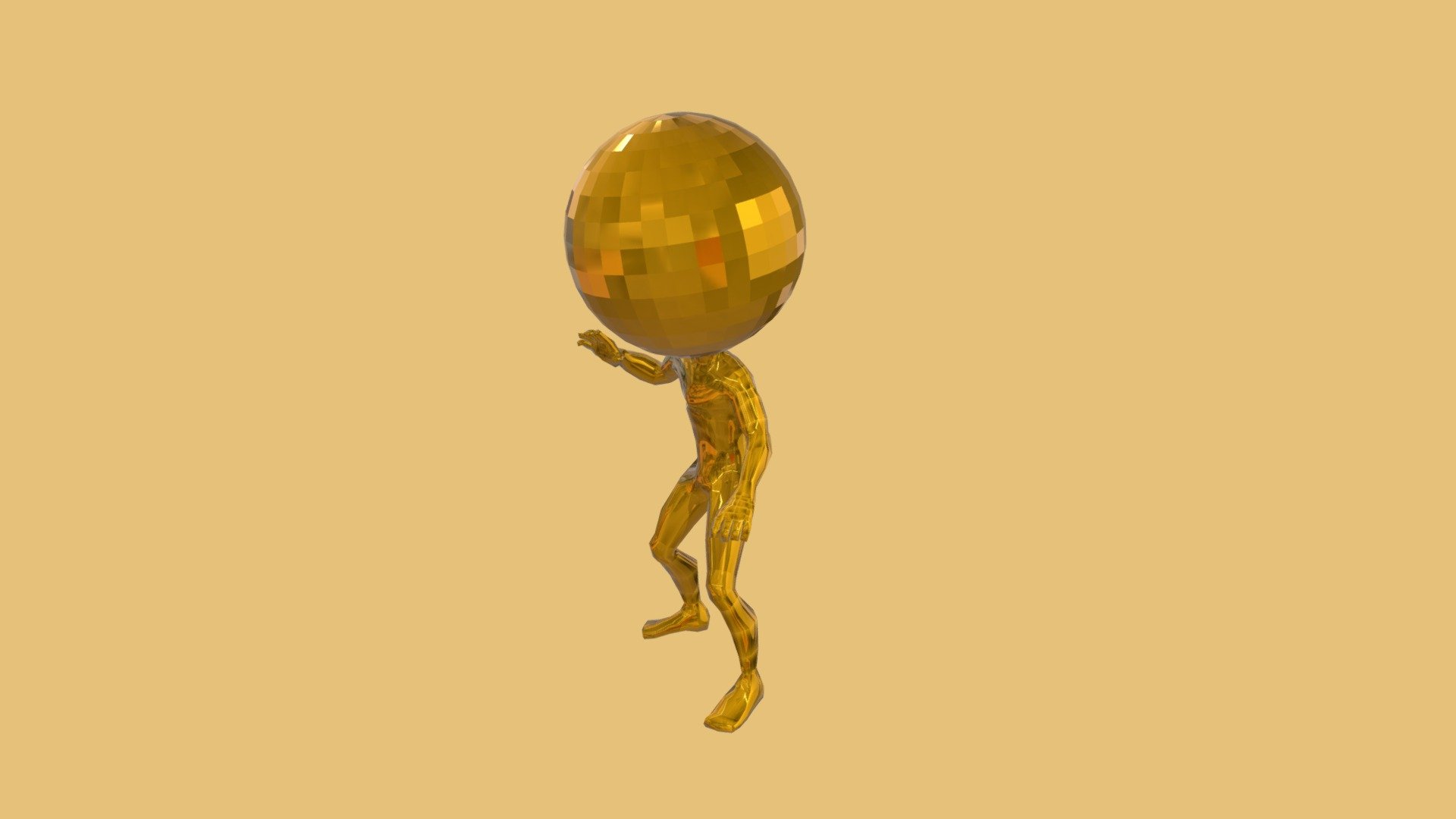 Carl Gold Man - 3D model by si.pacalioga [fadcf56] - Sketchfab