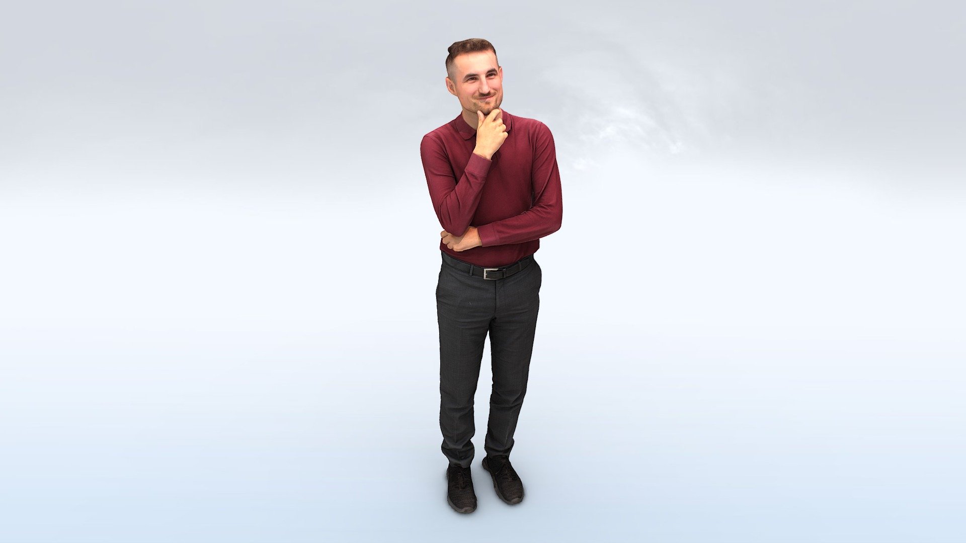 Male Scan - Casual Business Man - 3D model by ViARsys [fade7bf] - Sketchfab