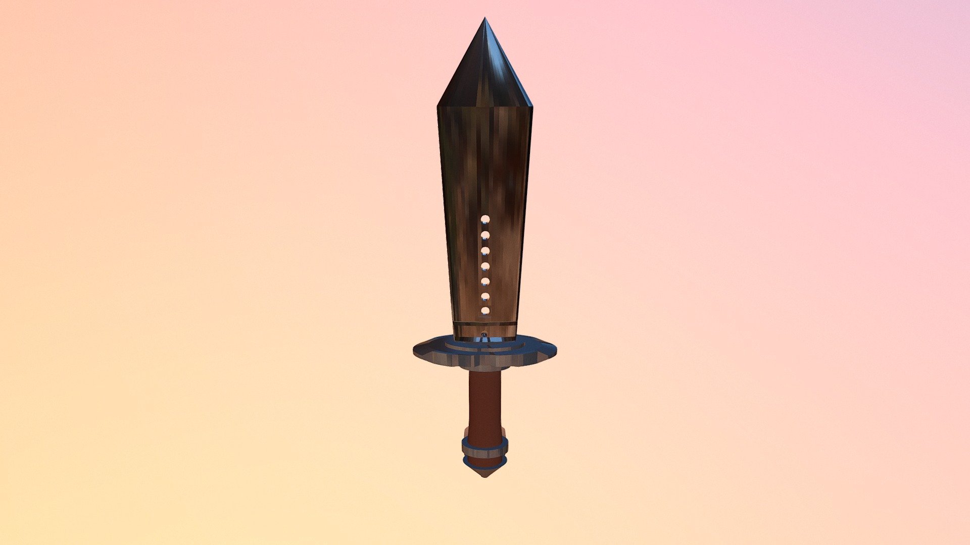 Sword (second model) - Download Free 3D model by MahdeyRabee [fadf15f ...