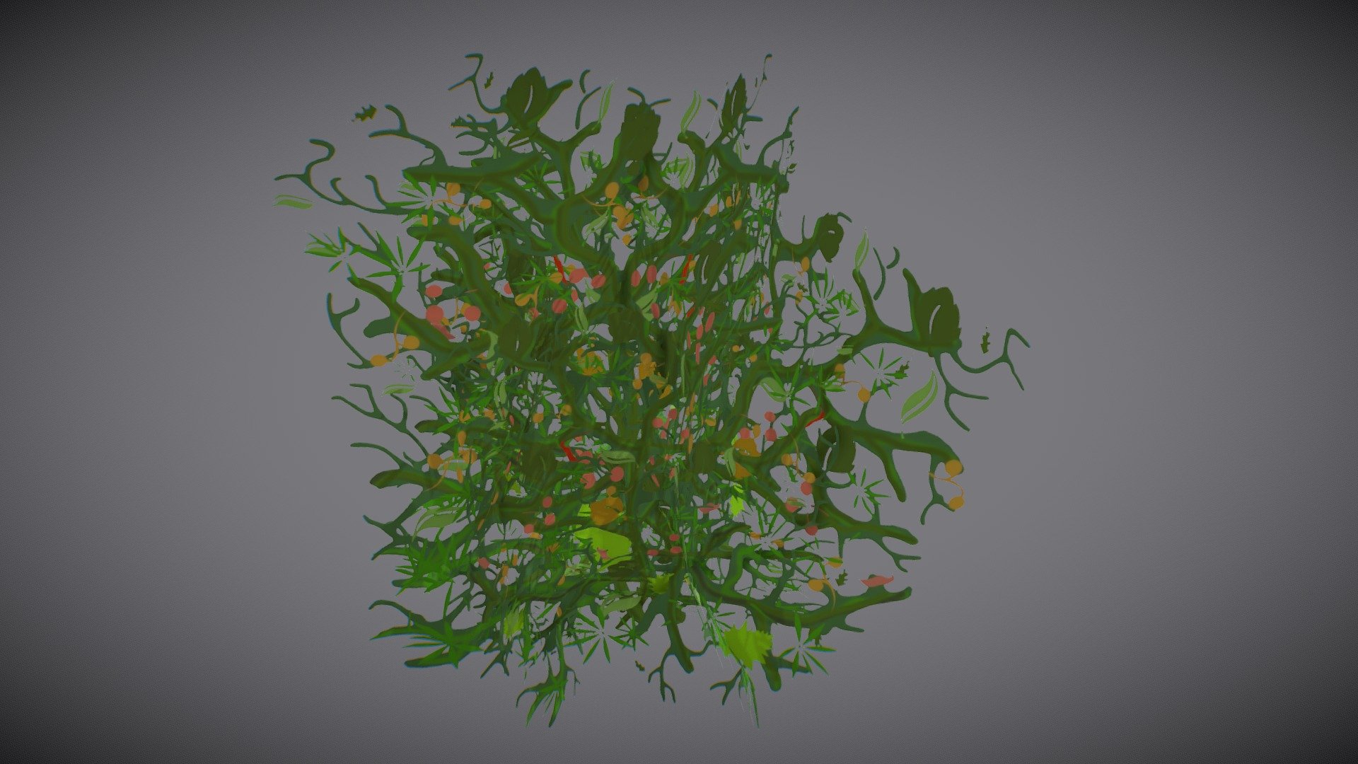 Fantasy bush - Download Free 3D model by Simon Laisné (@350rdlc.sl ...