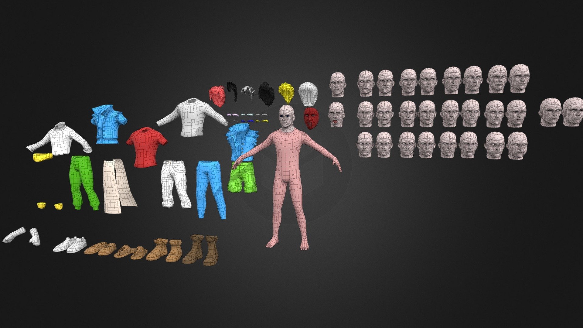 Base Model - 3D model by Davide Chiarenza (@IlTurco) [fae0e0a] - Sketchfab